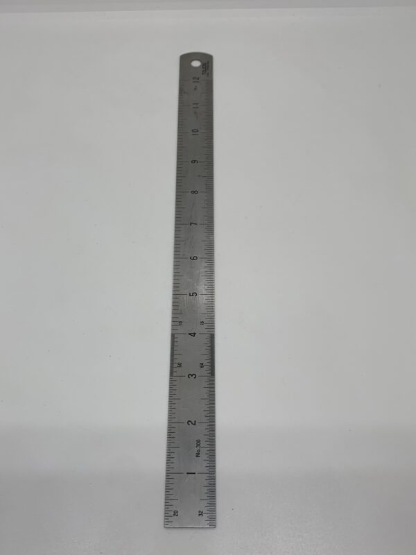 Toledo 300mm Metal Ruler - Vintage Keepsakes