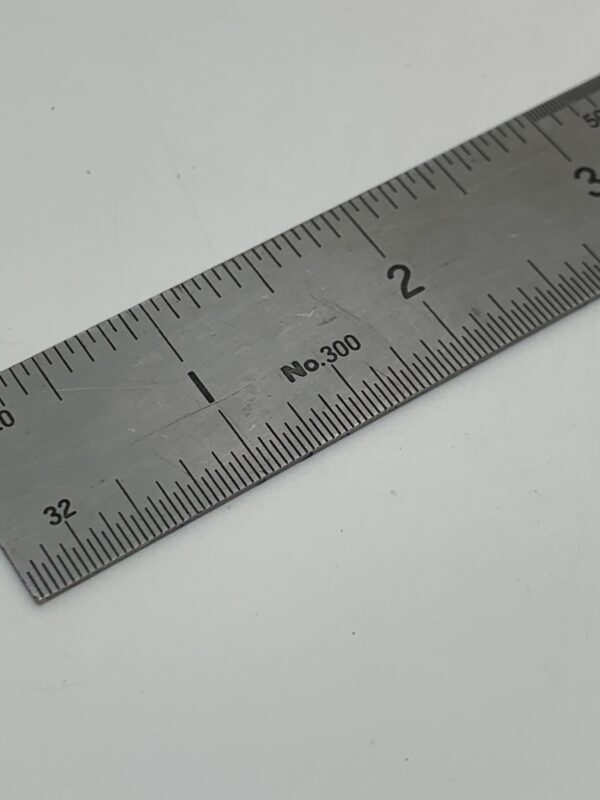 Toledo 300mm Metal Ruler - Vintage Keepsakes