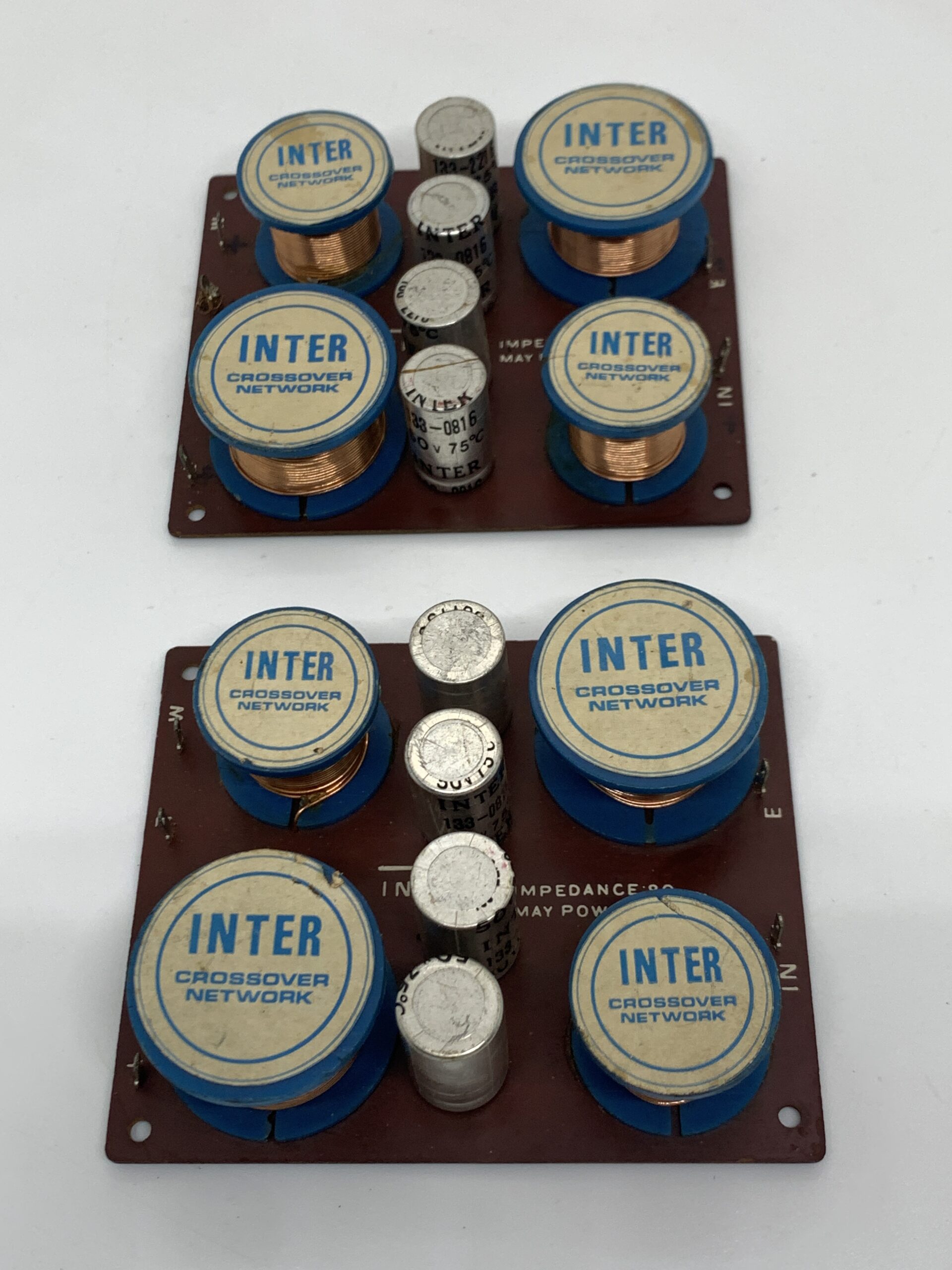 2 x Vintage Inter IT-747 Audio Cross Over Boards (untested) - Vintage ...