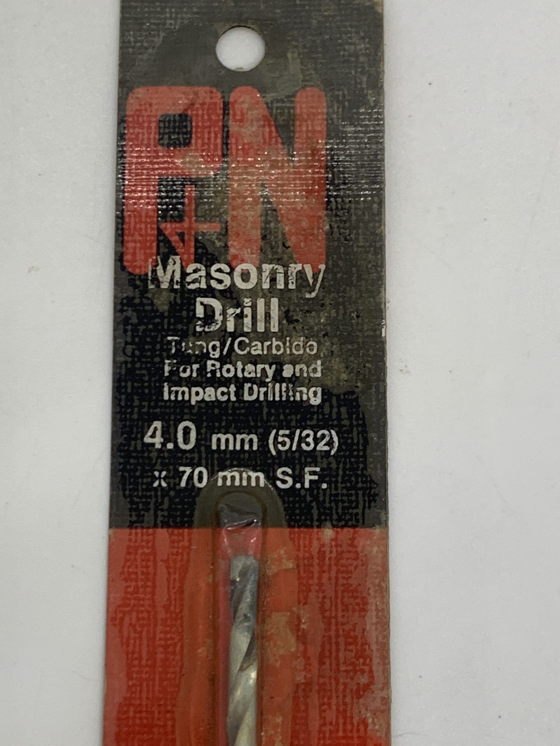 P+N Masonry Drill Bit 4mm - Vintage Keepsakes