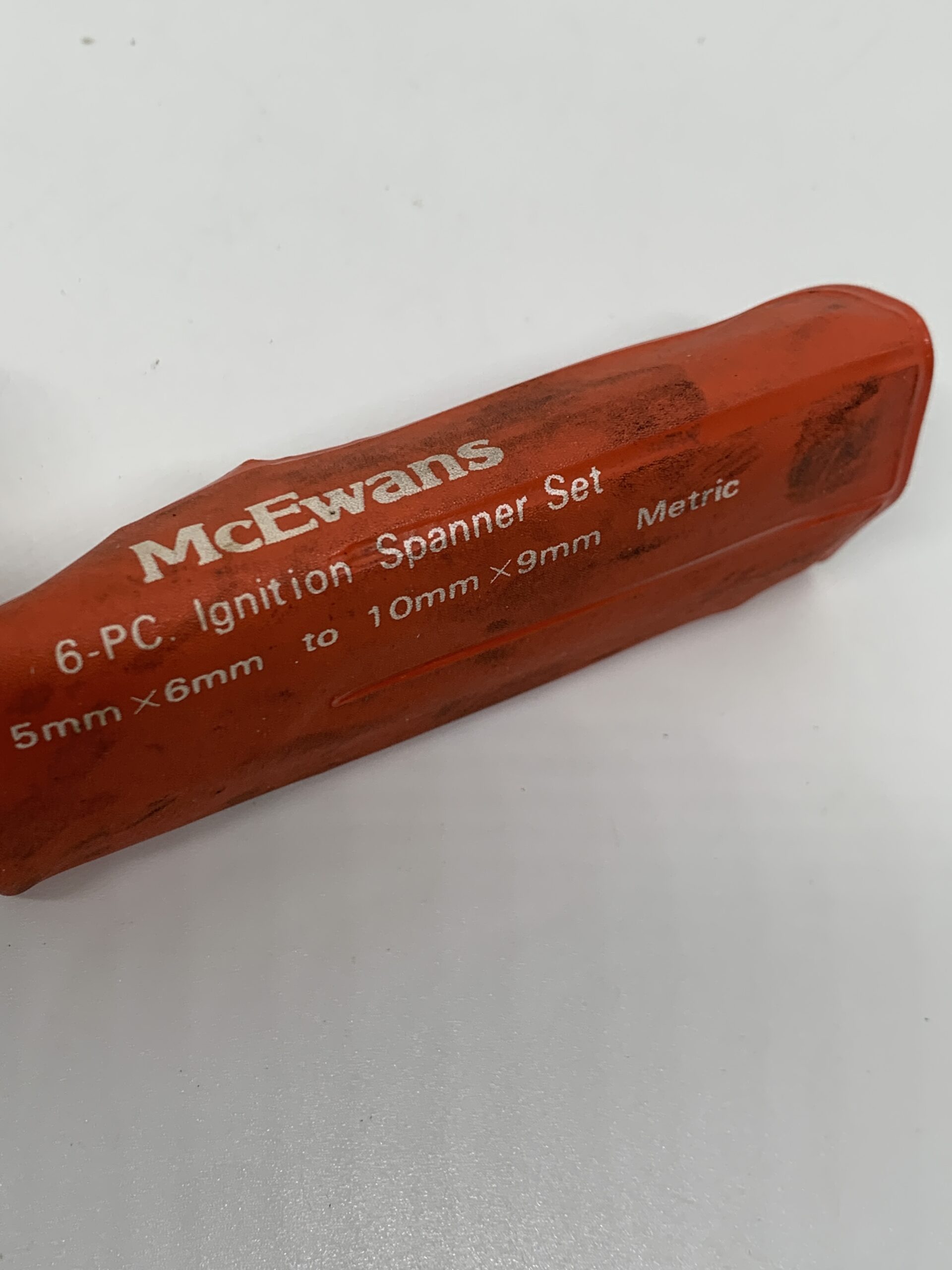 Vintage McEwans 6pc Ignition Spanner Set Metric - Vintage Keepsakes
