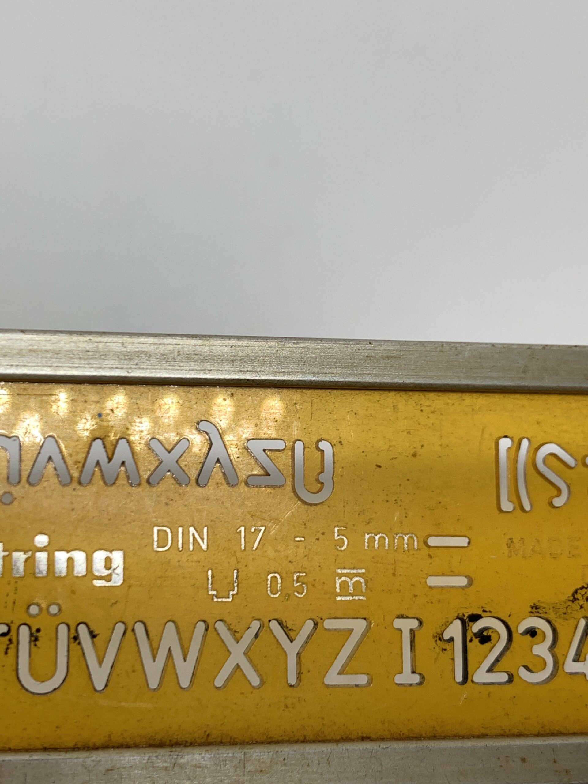 Rotring Stencil Ruler 5mm - Art 320 050 - Vintage Keepsakes