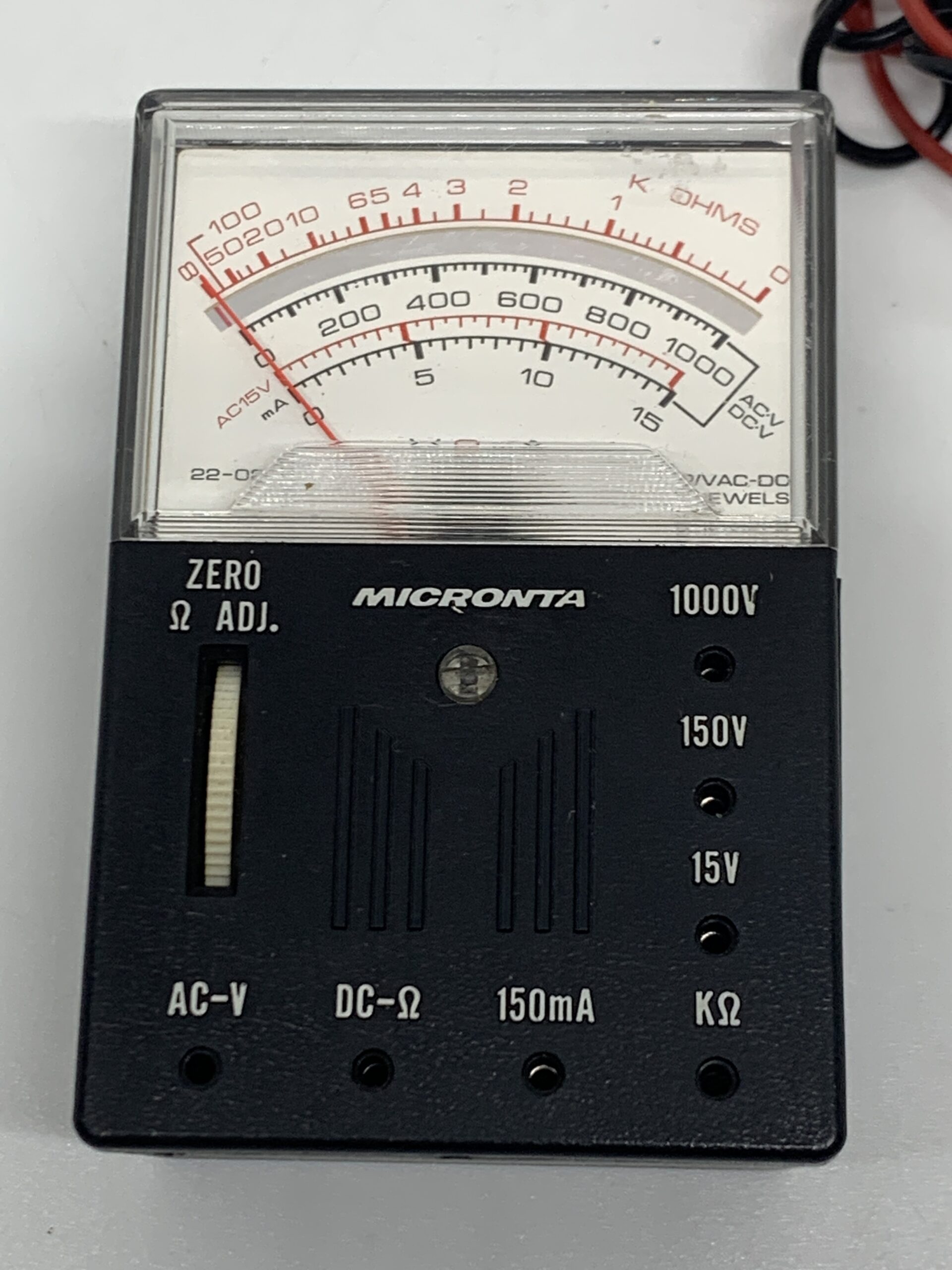 Vintage 8 Range Micronta Multimeter with leads - Vintage Keepsakes
