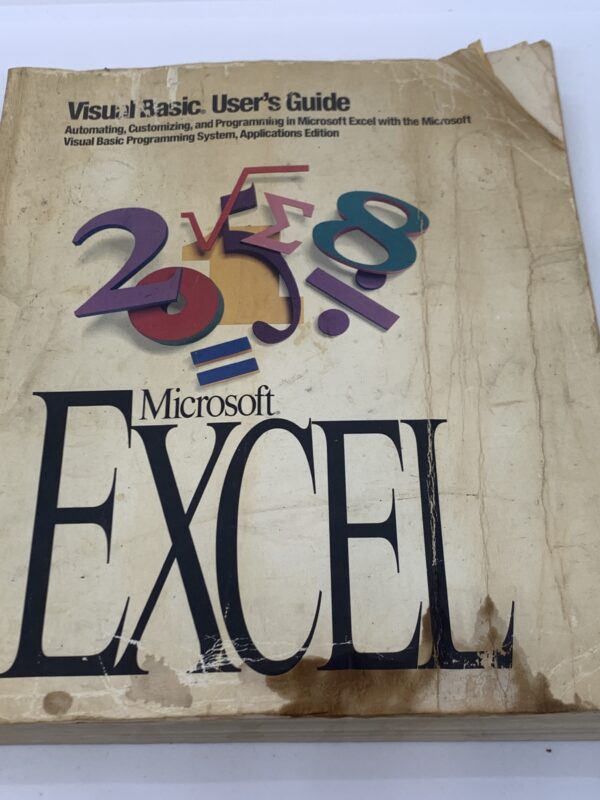 Microsoft Excel Book and MSDOS 6.22 Diskettes - Vintage Keepsakes