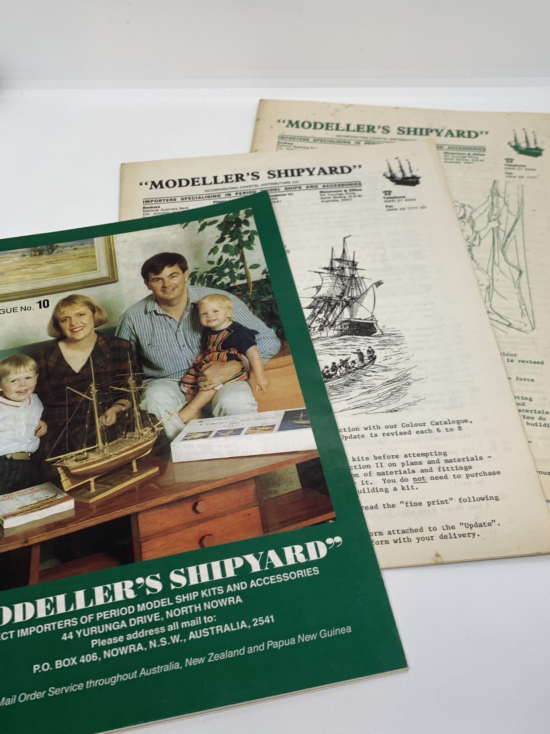 Modellers Shipyard Mags x 3 - Vintage Keepsakes