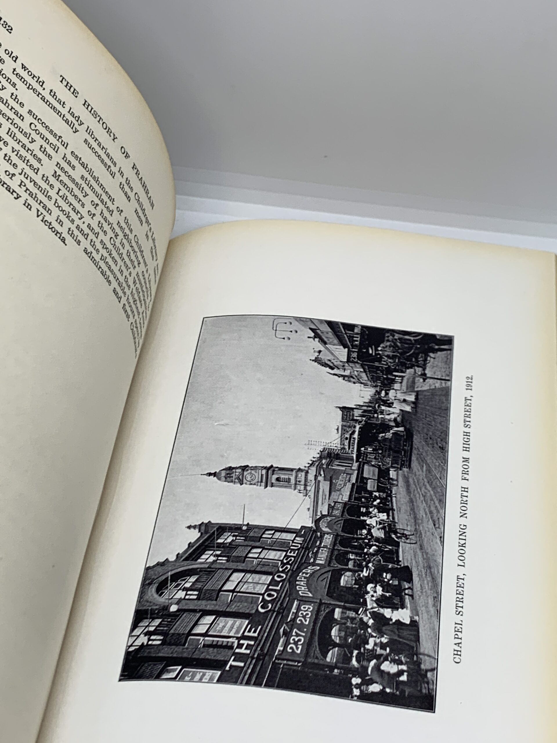 History of Prahran 1836-1924 by Cooper - Hardcover Book - Vintage Keepsakes