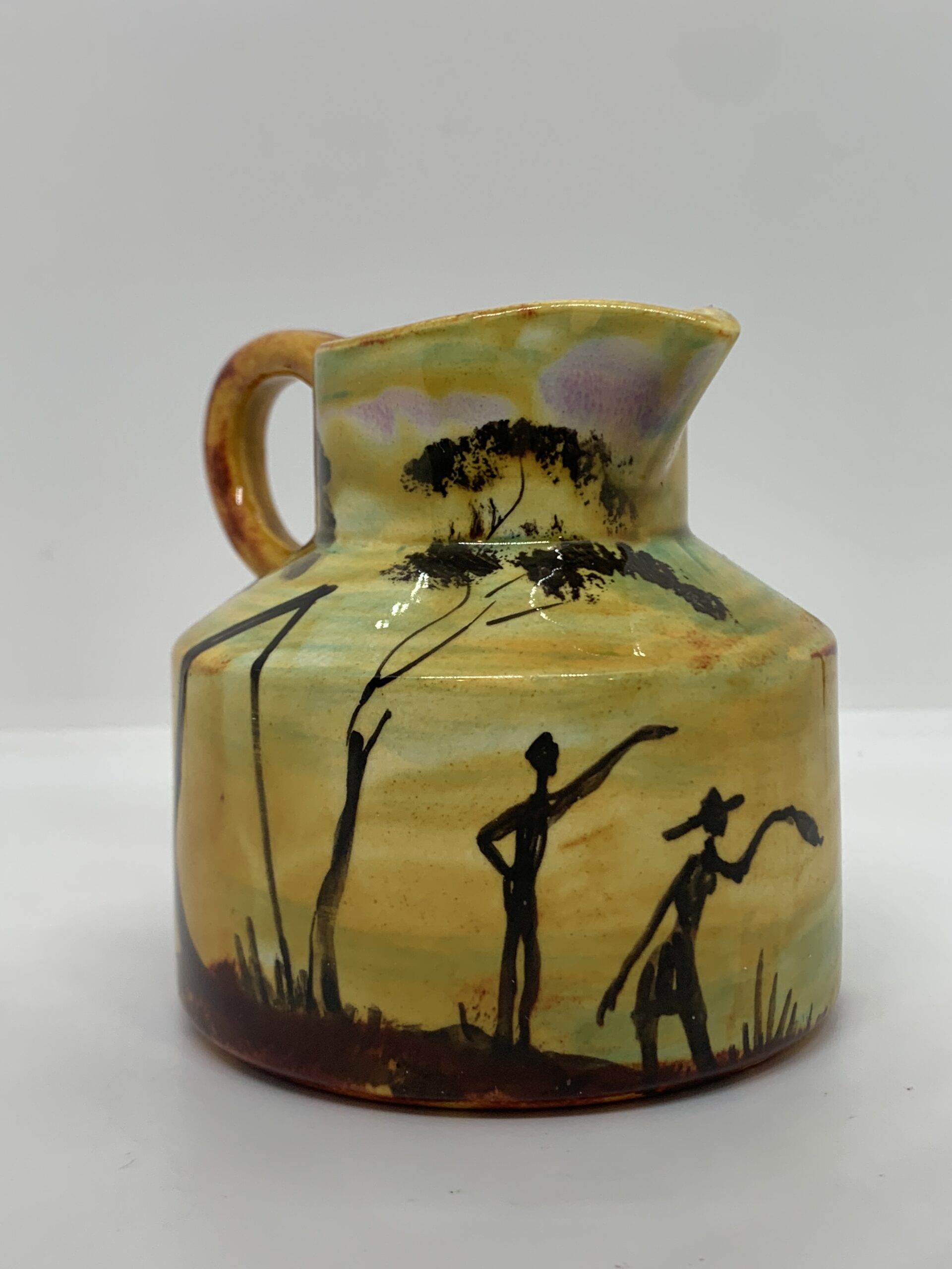Rich River Australian Pottery Jug approx 9cm - Christian Vocke Graham ...