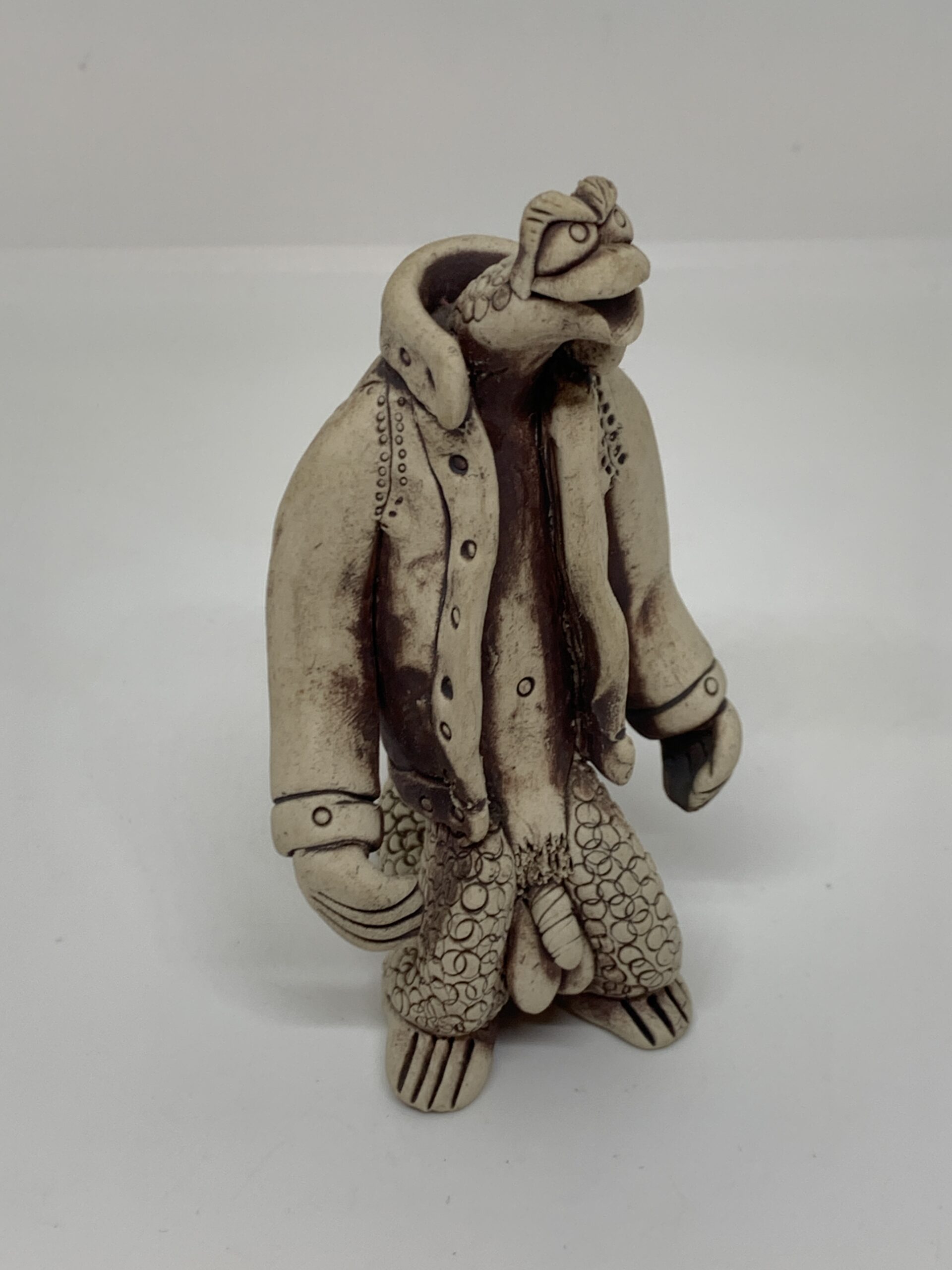 Pottery (rude) Hells Goanna Figure 12cm high with makers mark - Vintage ...