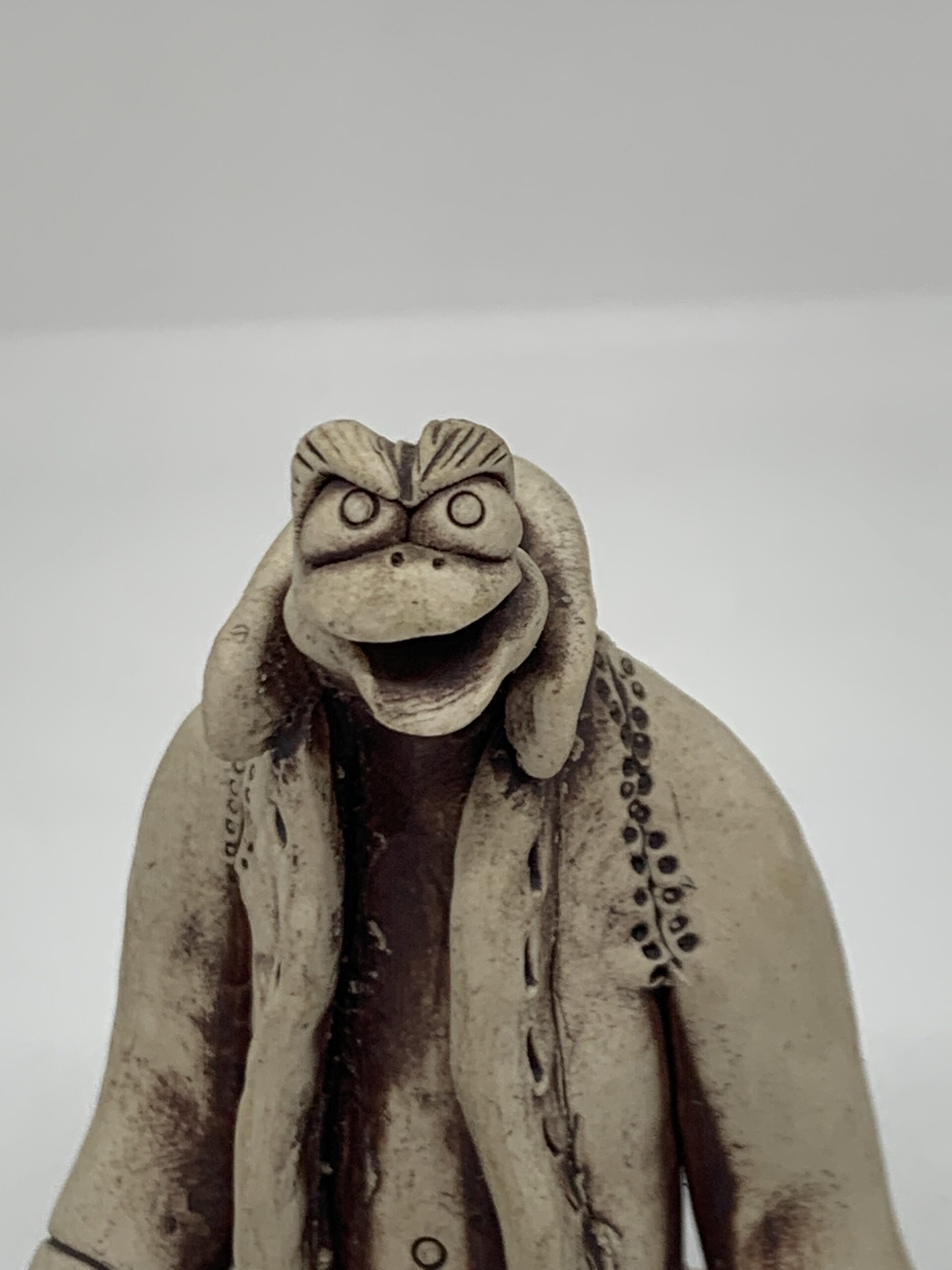 Pottery (rude) Hells Goanna Figure 12cm high with makers mark - Vintage ...