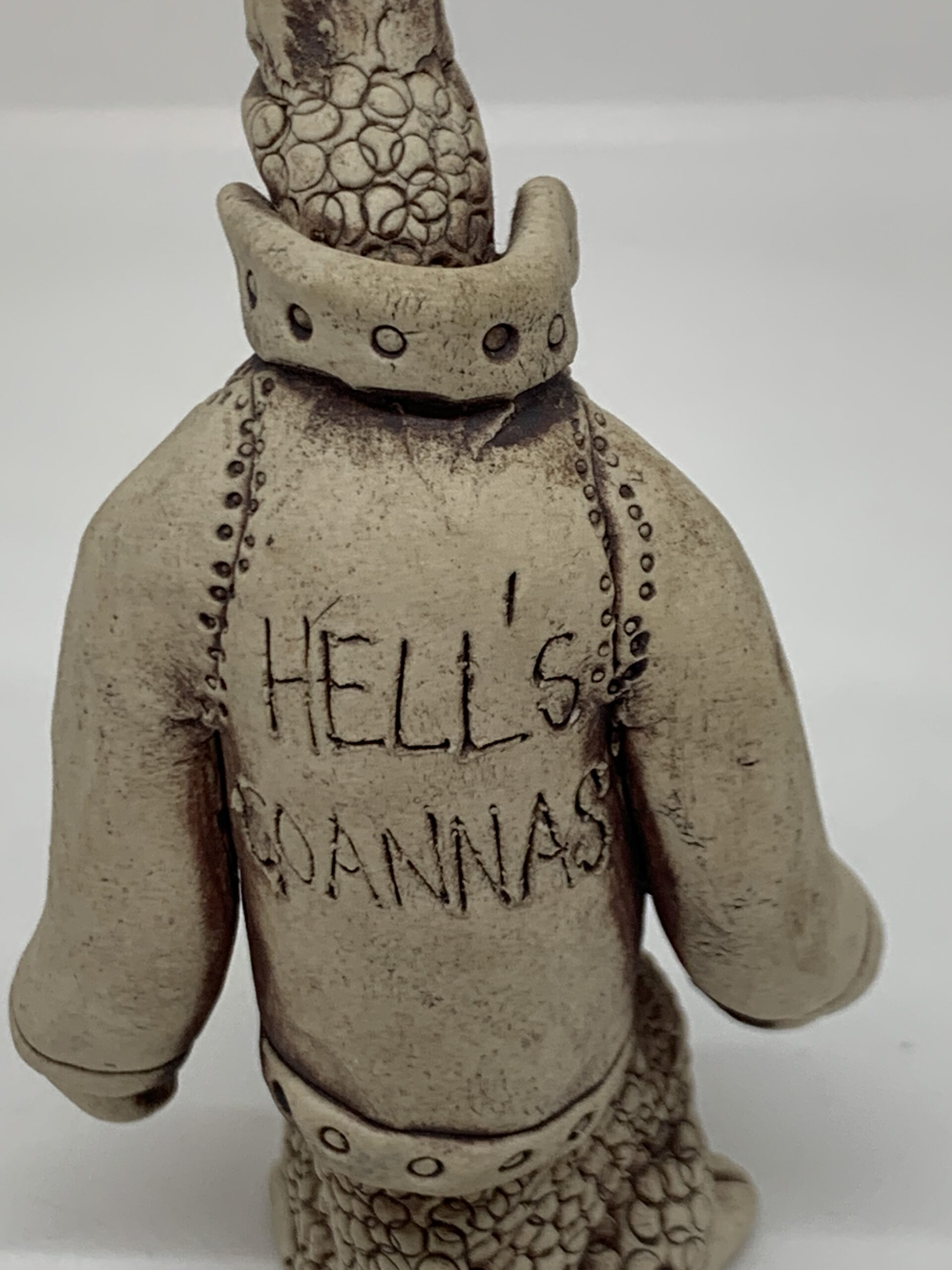 Pottery (rude) Hells Goanna Figure 12cm high with makers mark - Vintage ...