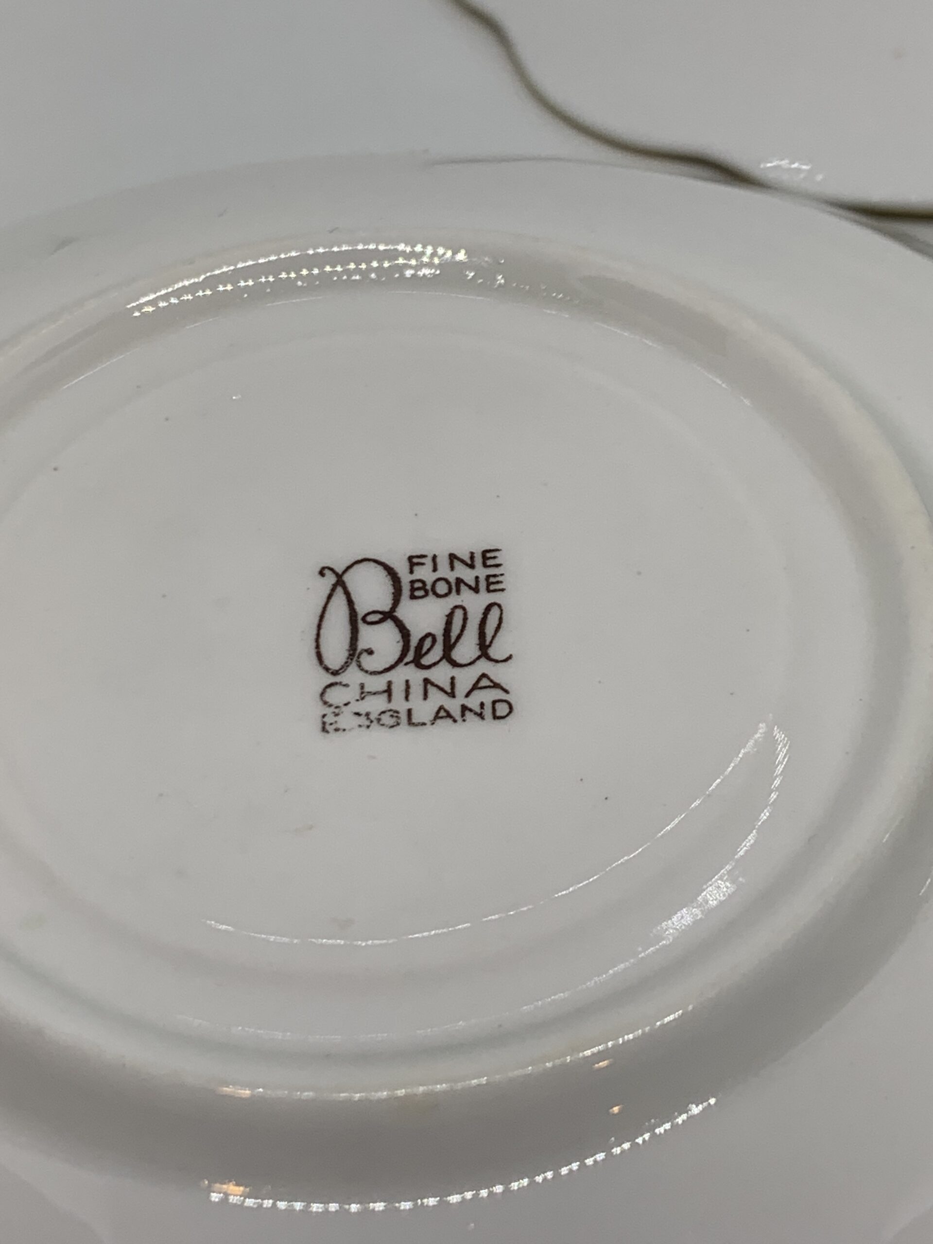 Vintage Bell Fine Bone China Pale Green with Gilt Grapes and Vines Trio ...