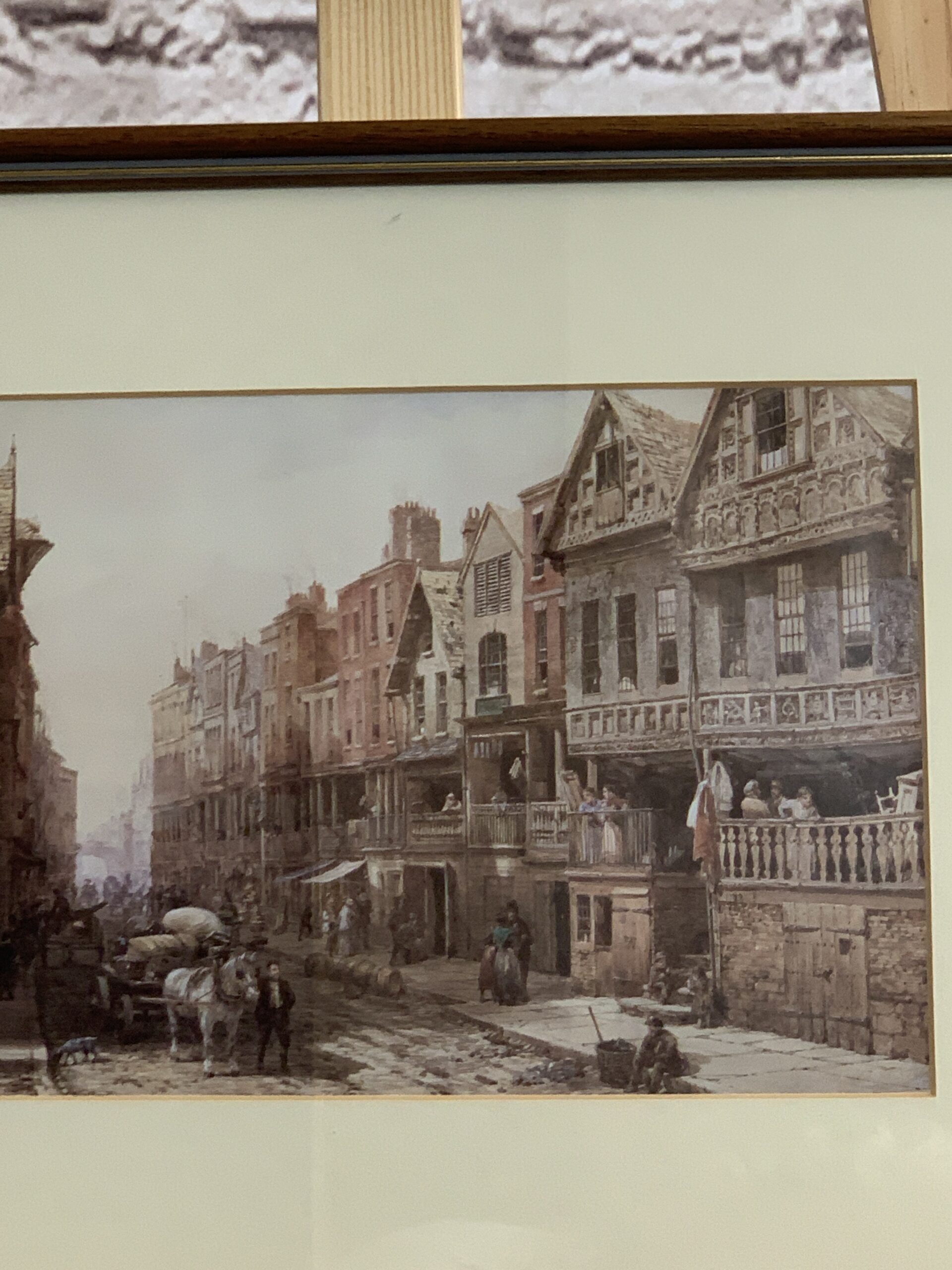 Watergate Street Chester - by Louise Rayner - Print 29x37cm - Vintage ...