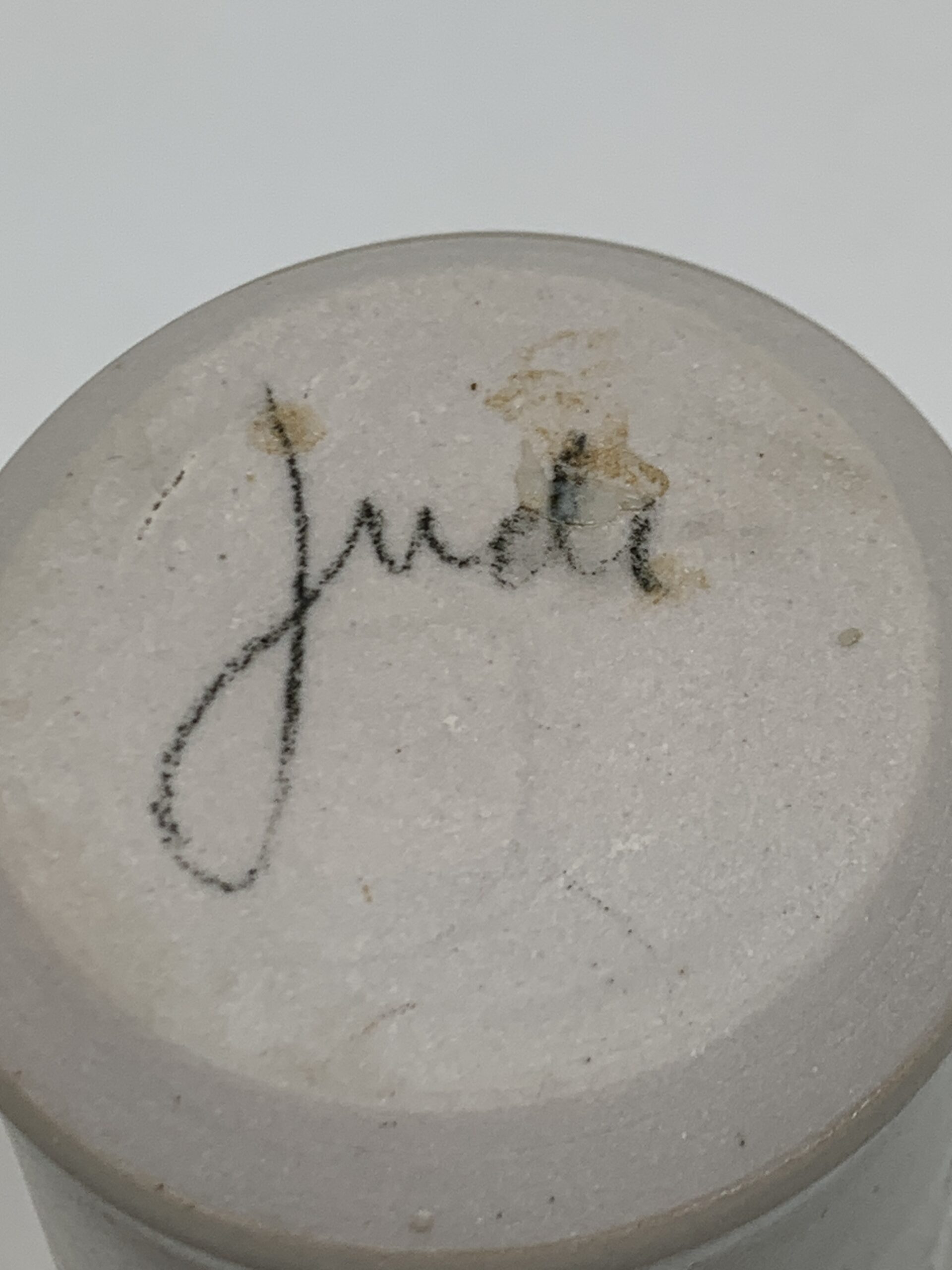 Thin Australian Pottery Vase 8cm marked - Judi (Judi McCrum) - Vintage ...