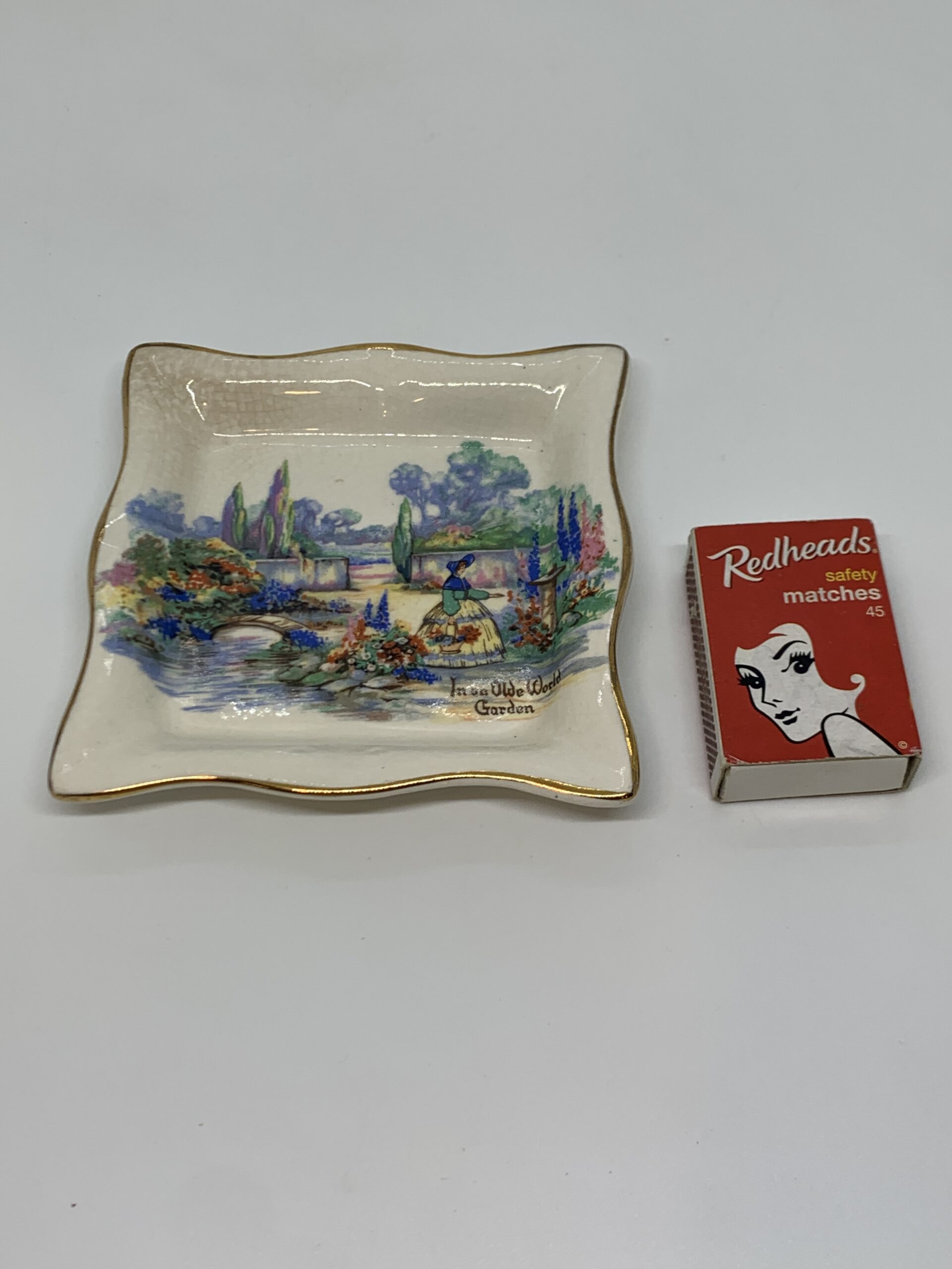 Lancaster Sandland Square Dish - In an Olde World Garden - 10cm ...