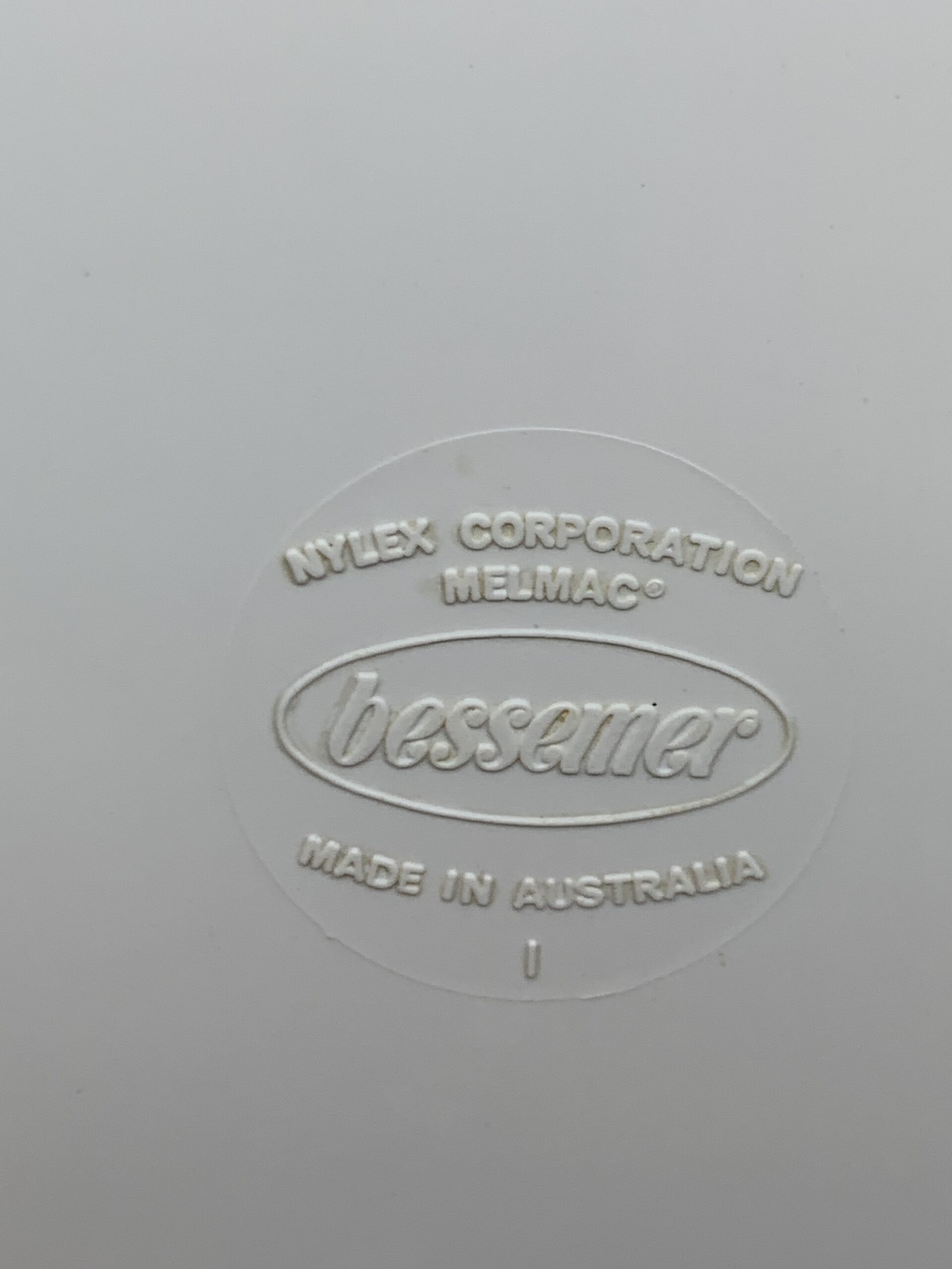 Bessemer Melmac Oval Plate Wheat Pattern 30cm long - Vintage Keepsakes