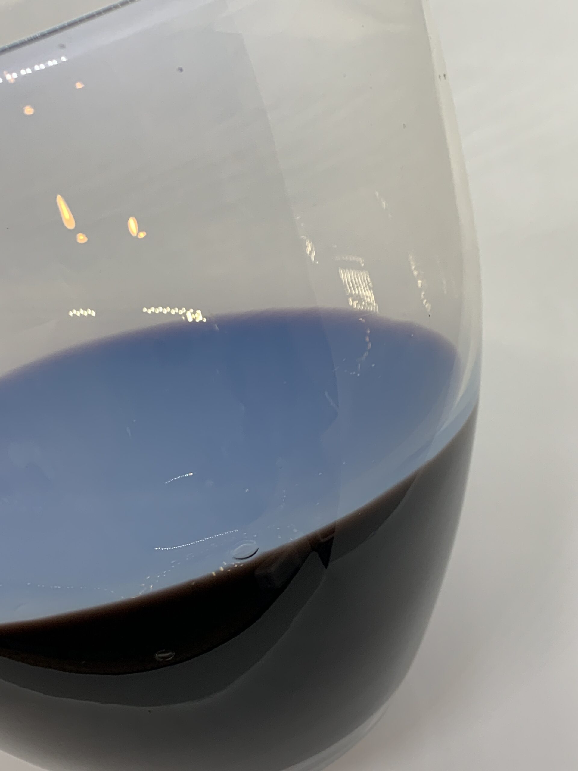 Two Tone Glass Bowl Opalescent 15cm high - Vintage Keepsakes