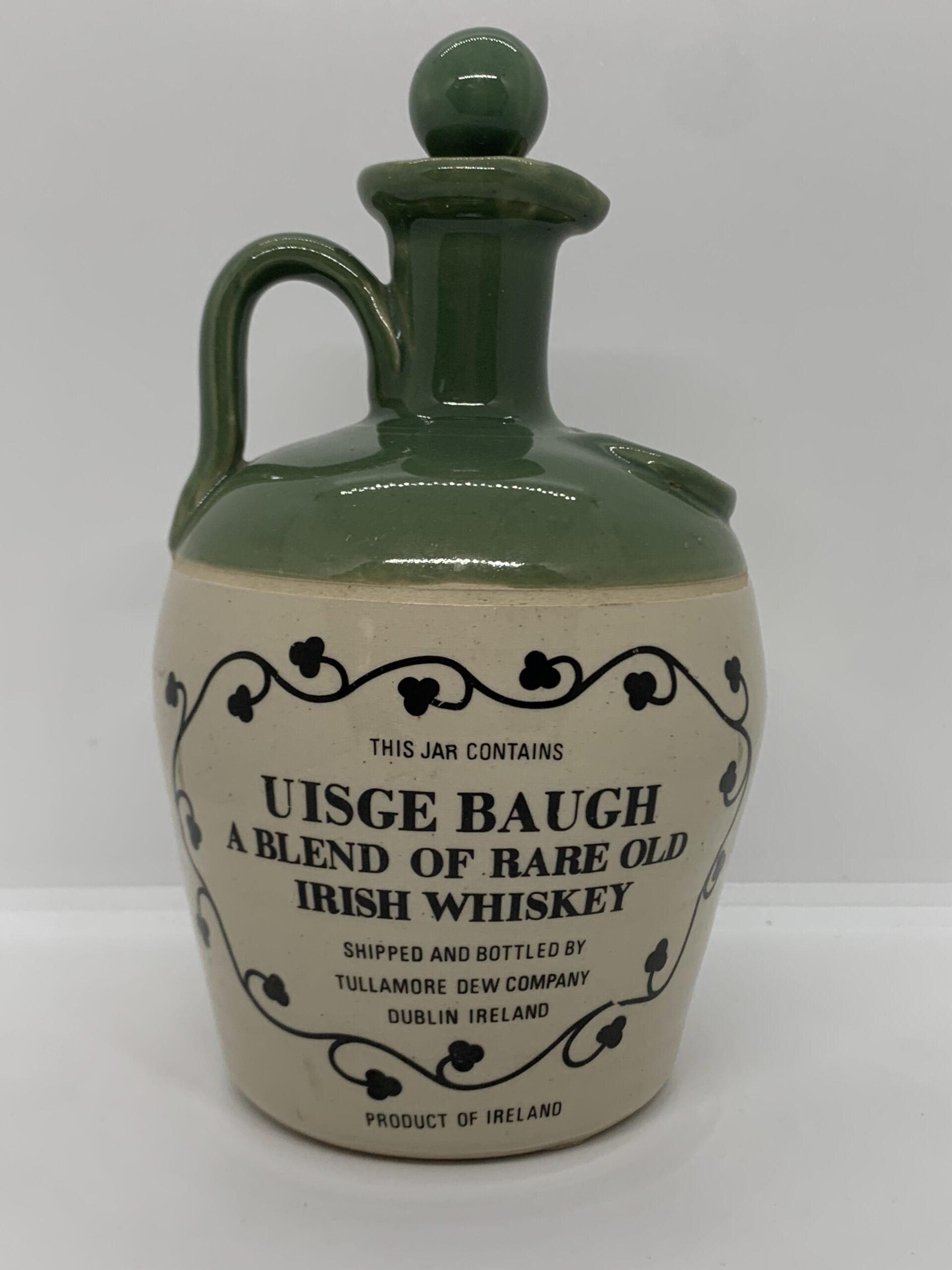 Visage Baugh Irish Whiskey Jug 18cm high (chipped Lip) - Vintage Keepsakes
