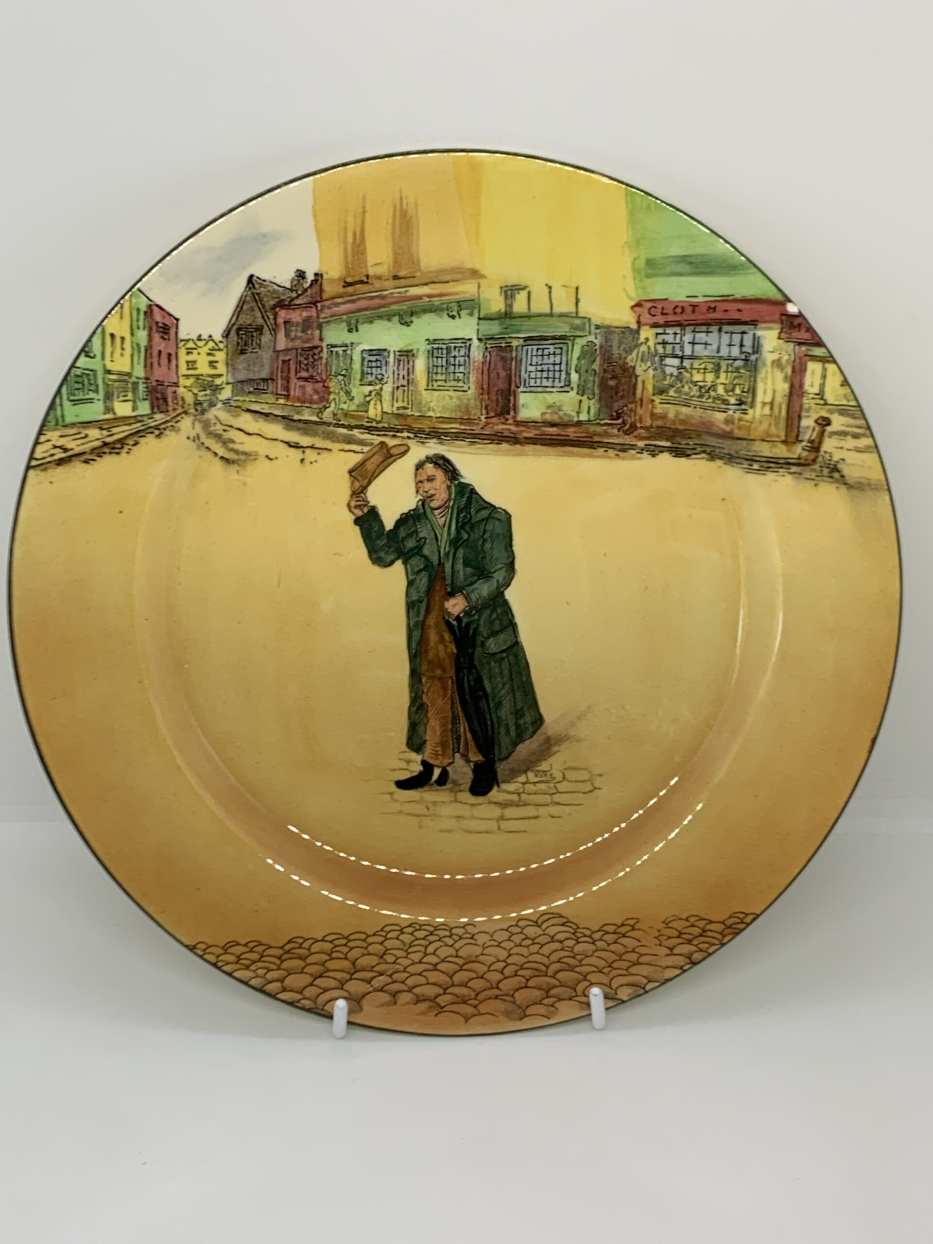 Royal Doulton Dickensware 26cm Plate - Mr Squeers D5175 (chipped ...