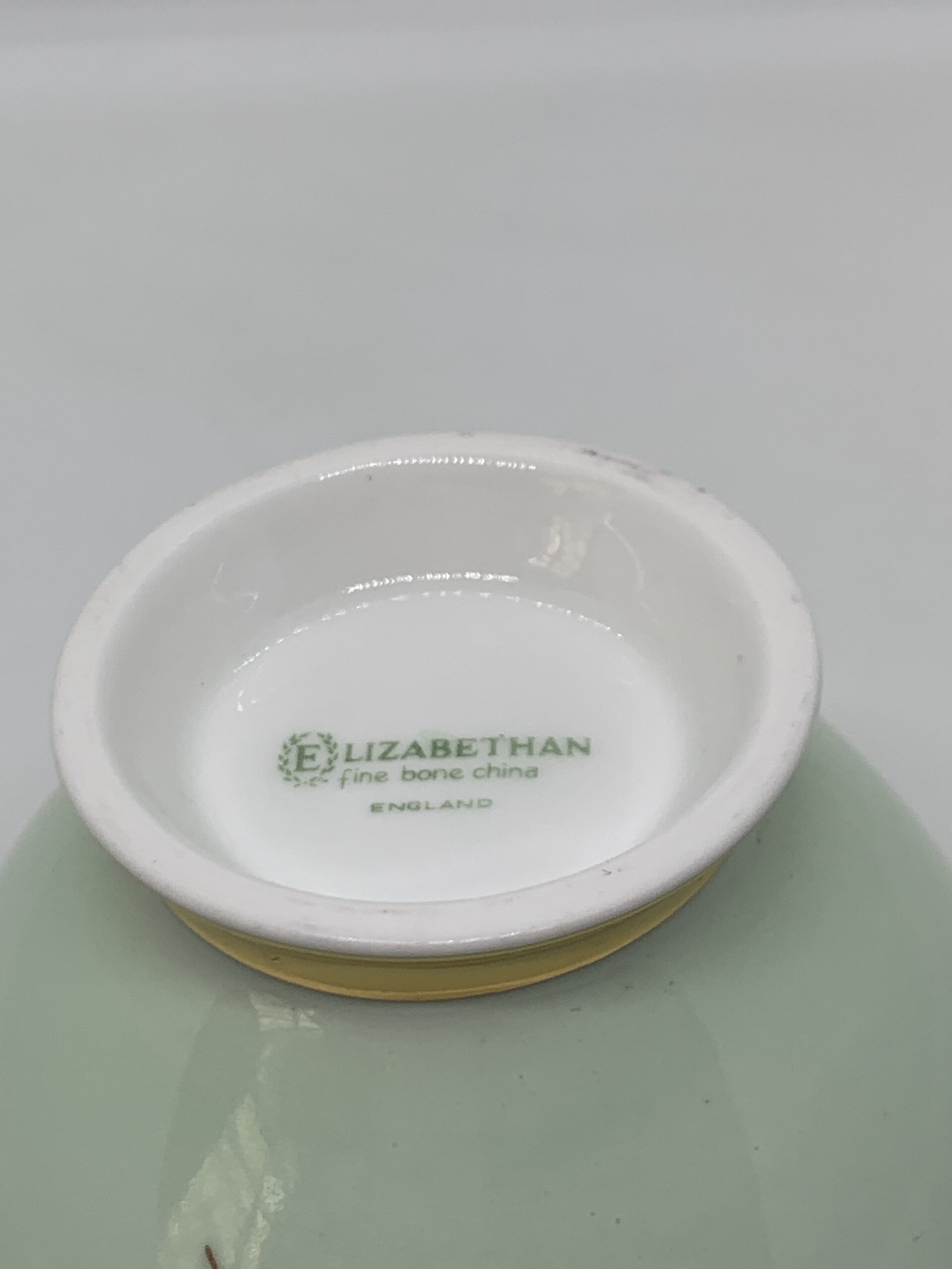 Elizabethan Fine Bone China Green Wheat pattern Open Sugar Bowl ...