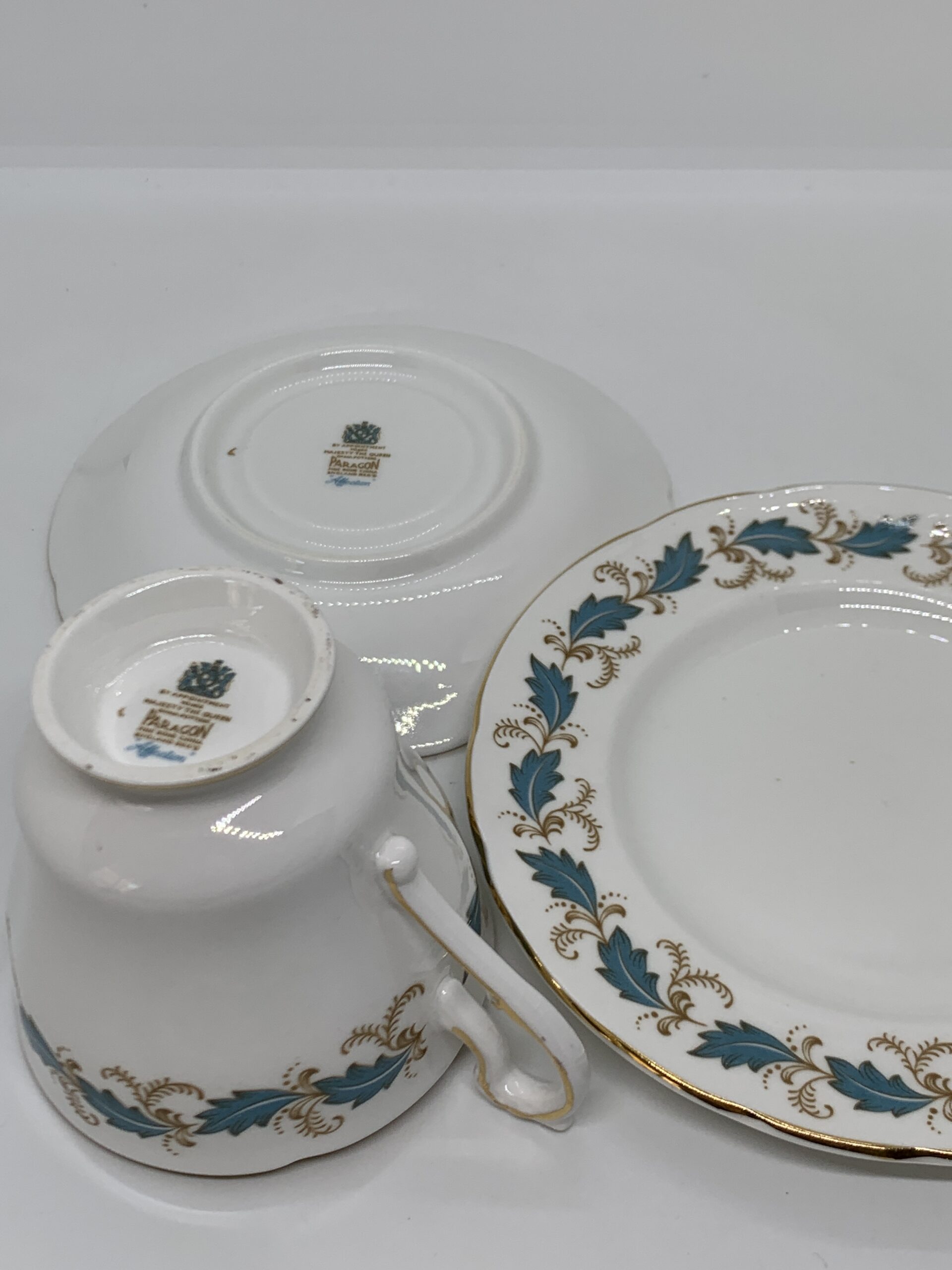 Paragon Affection Pattern Fine Bone China Trio - Vintage Keepsakes