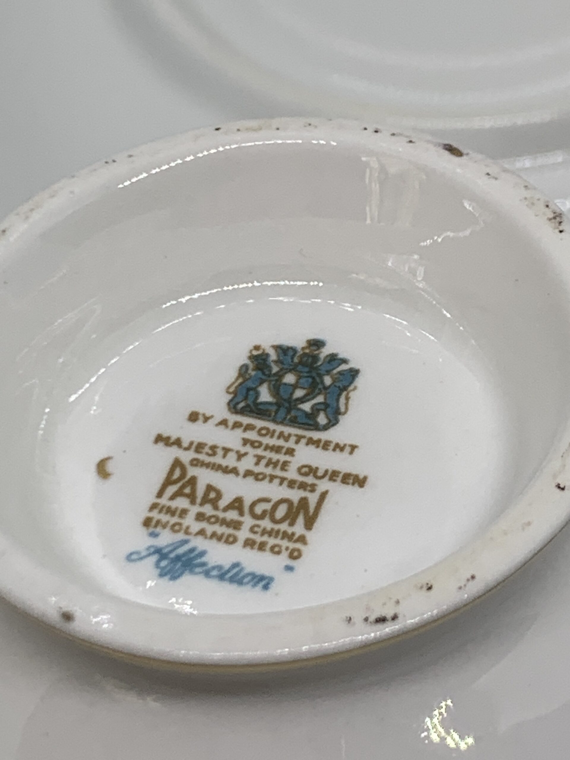 Paragon Affection Pattern Fine Bone China Trio - Vintage Keepsakes