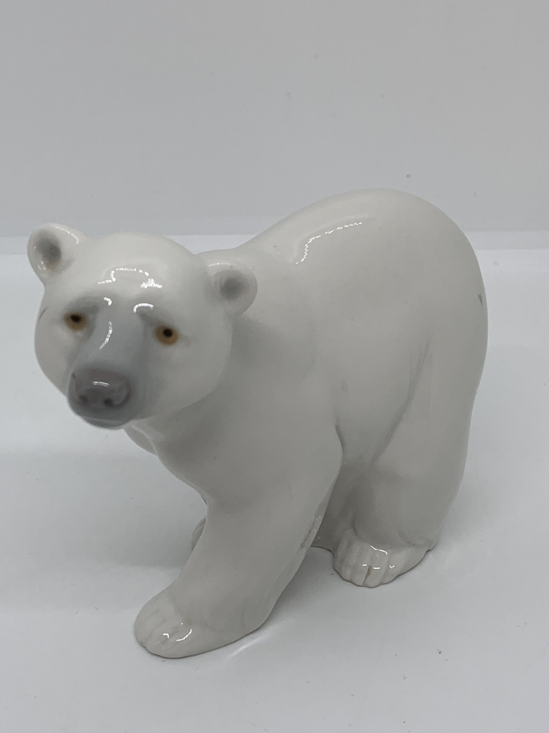 LLadro Porcelain Standing Polar Bear - Vintage Keepsakes
