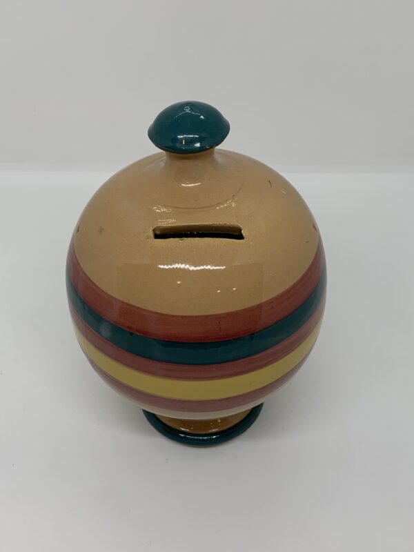 Terracotta Pottery Money Pot - 15cm high - Vintage Keepsakes