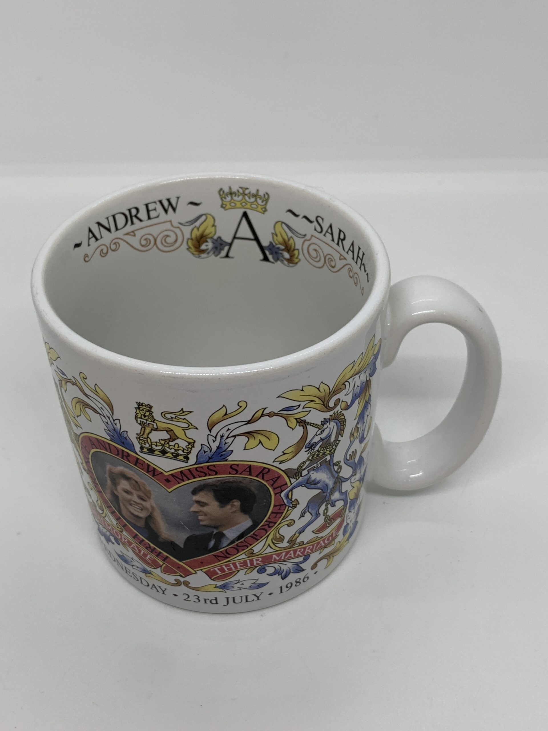 John Buck Mug - Marraige of Andrew and Sarah - Vintage Keepsakes