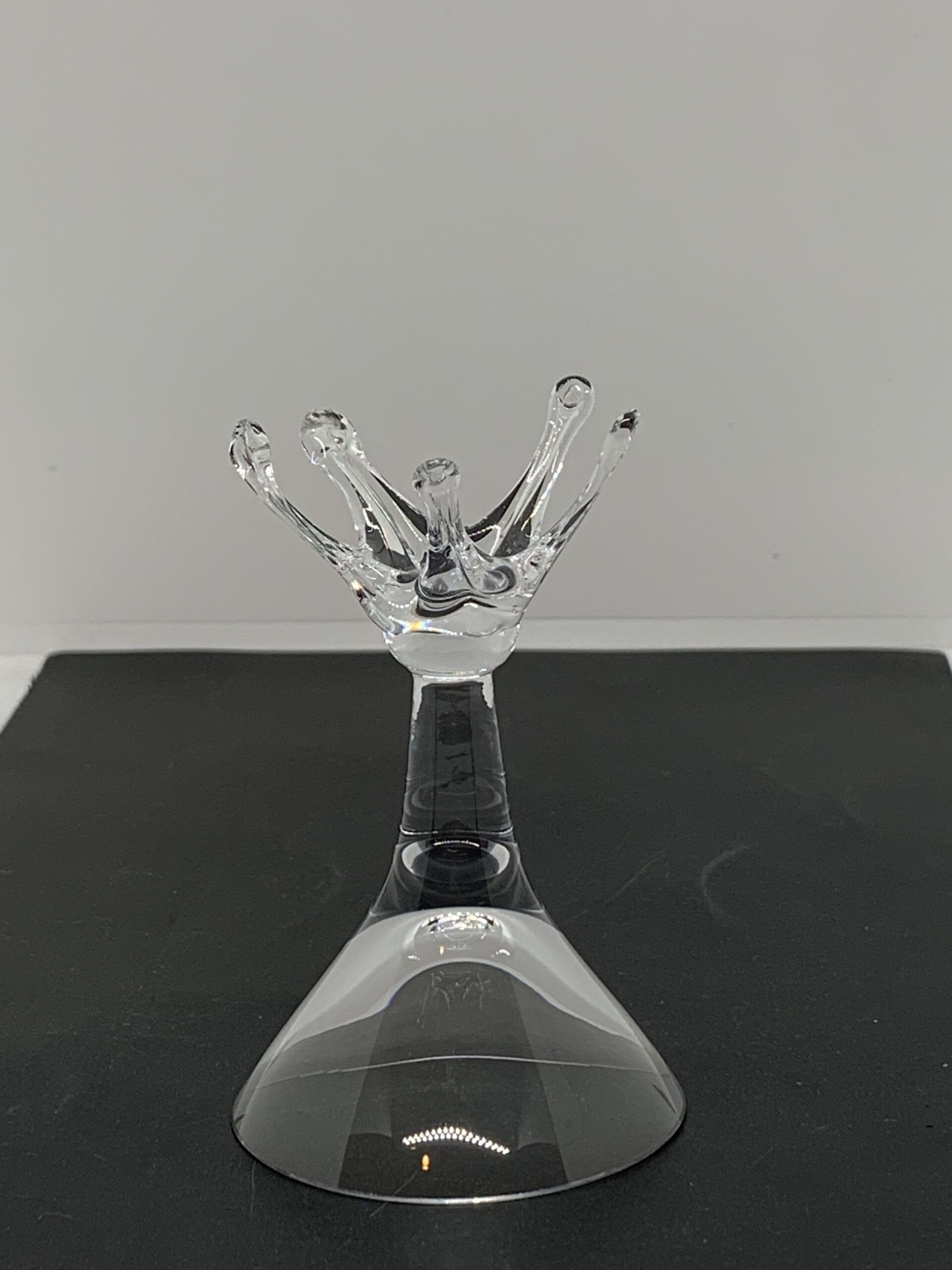 Vintage Dartington Glass The Ring Tree (approx 10cm high) - Vintage ...