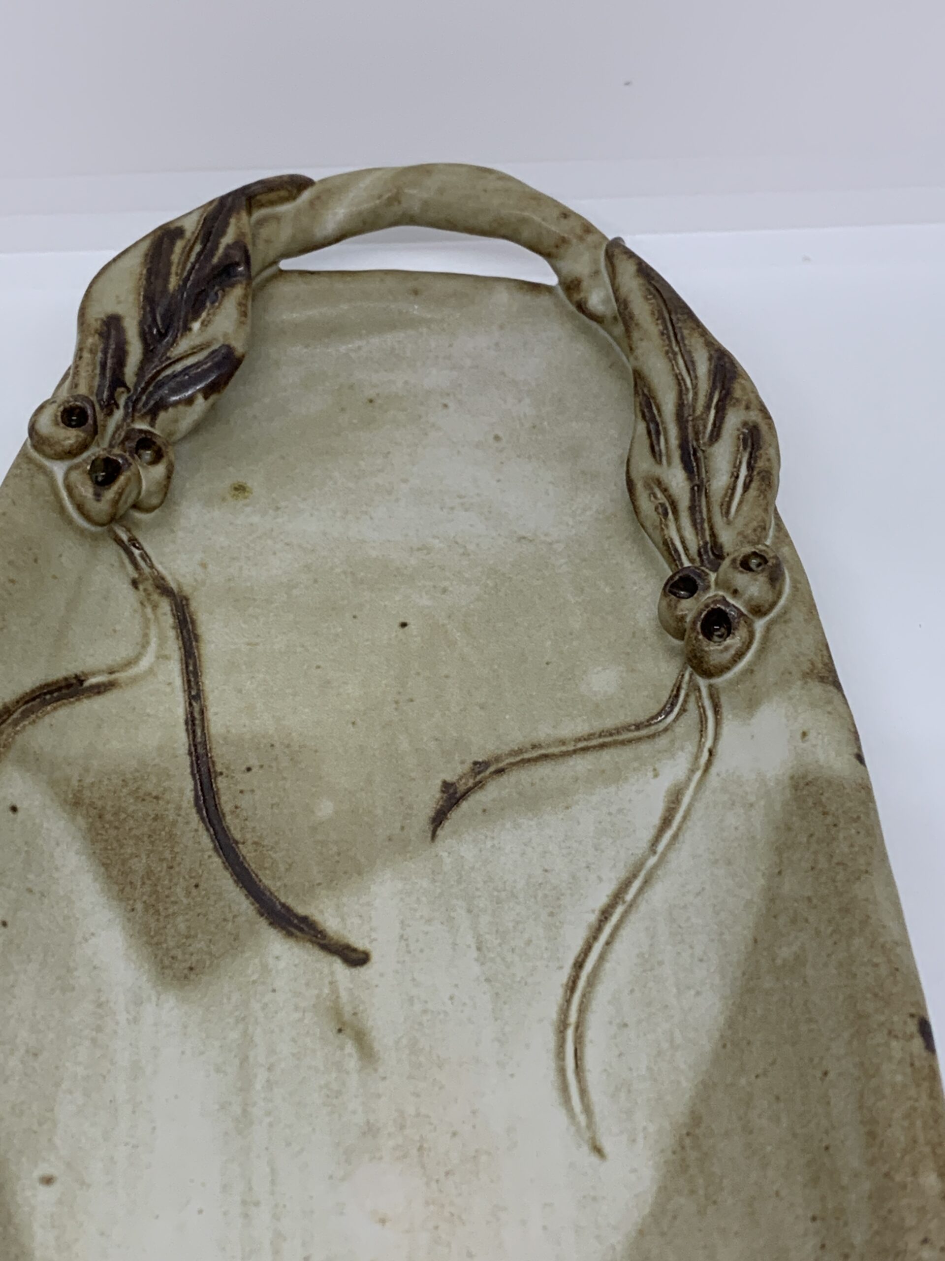 Pottery Tray Gumnut Design (35cm long) - Vintage Keepsakes