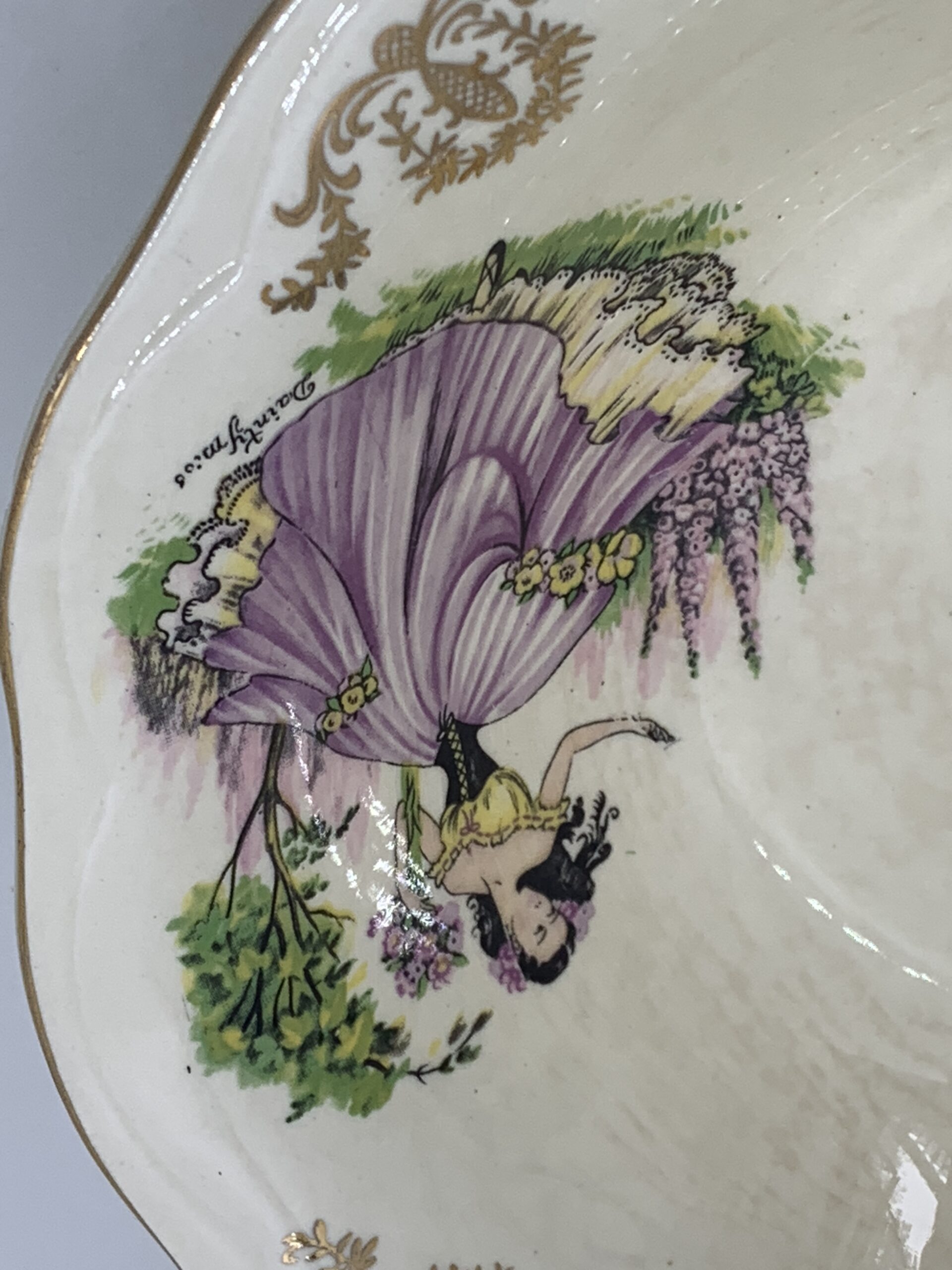 Vintage Regency British Anchor Dainty Miss Bowl 5706 23cm - Vintage ...