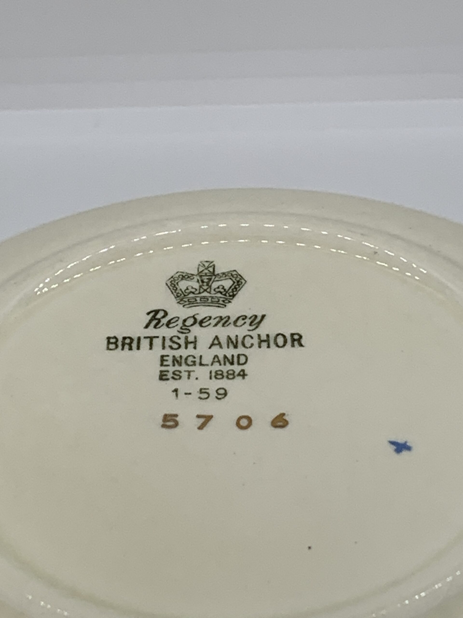 Vintage Regency British Anchor Dainty Miss Bowl 5706 23cm - Vintage ...