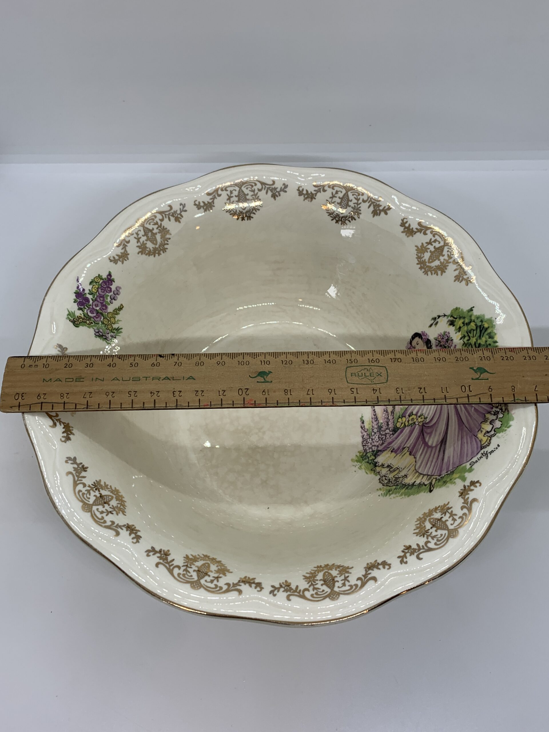 Vintage Regency British Anchor Dainty Miss Bowl 5706 23cm - Vintage ...