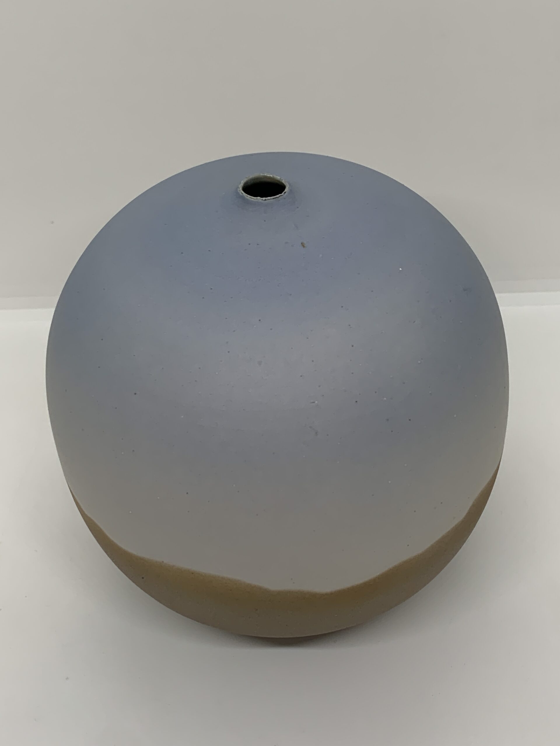 Large Orb Vase with Narrow Opening mark to base 17cm - Vintage Keepsakes