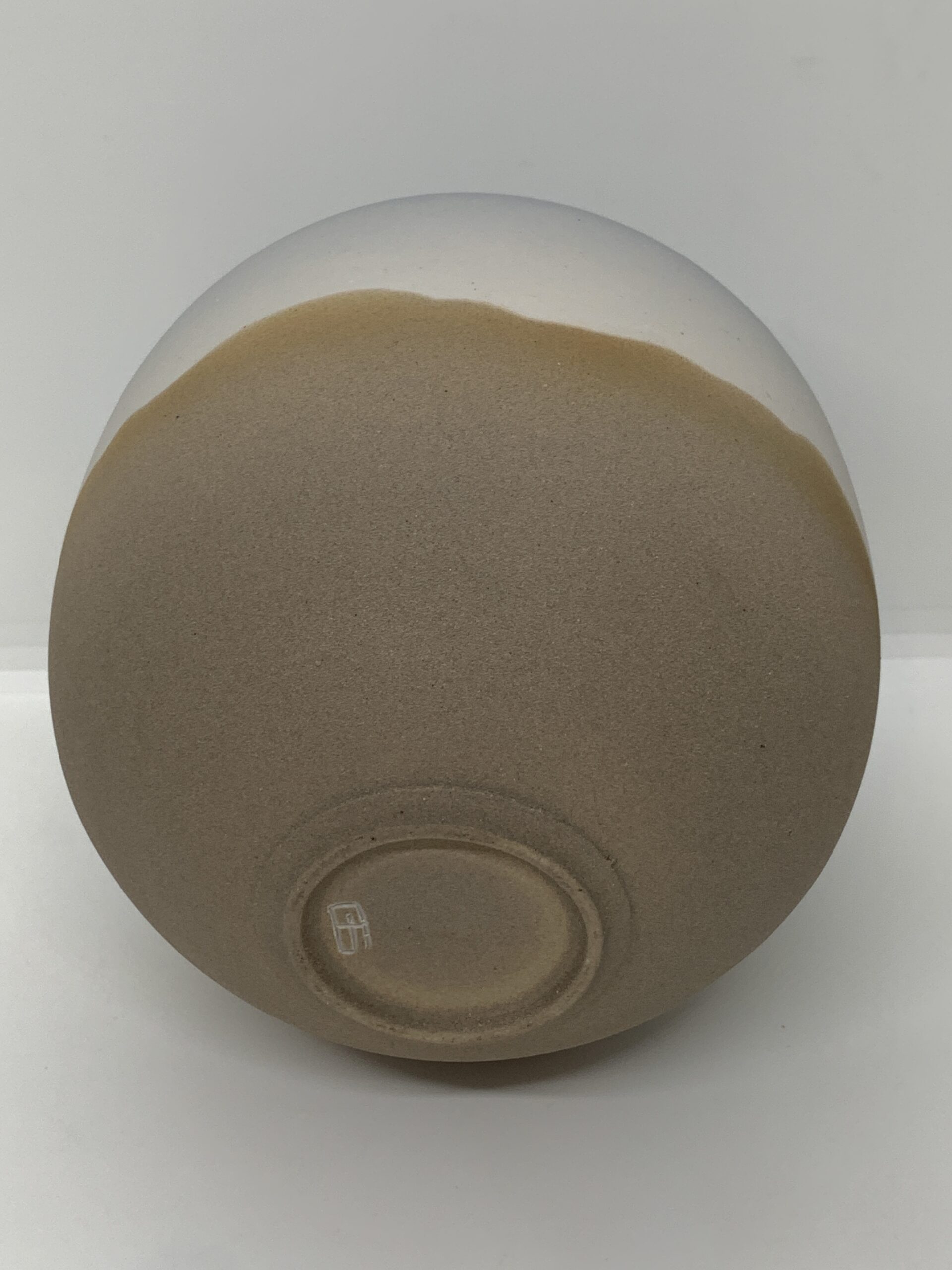 Large Orb Vase with Narrow Opening mark to base 17cm - Vintage Keepsakes