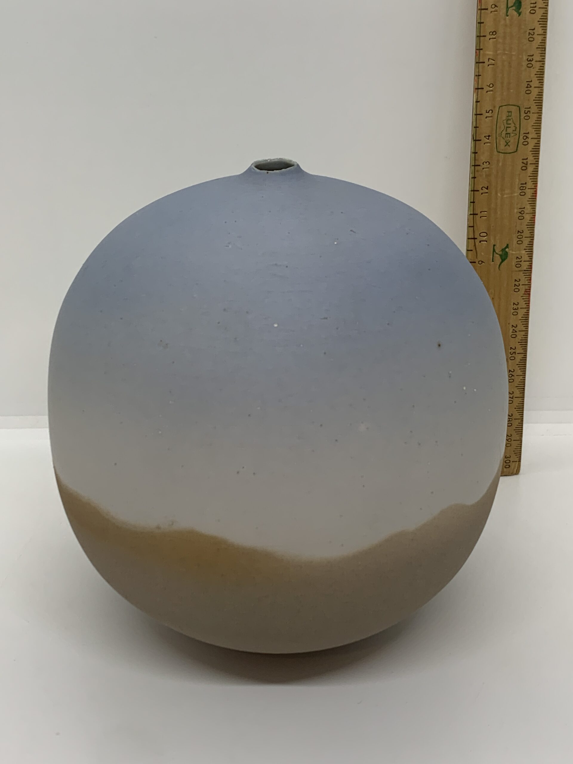 Large Orb Vase with Narrow Opening mark to base 17cm - Vintage Keepsakes