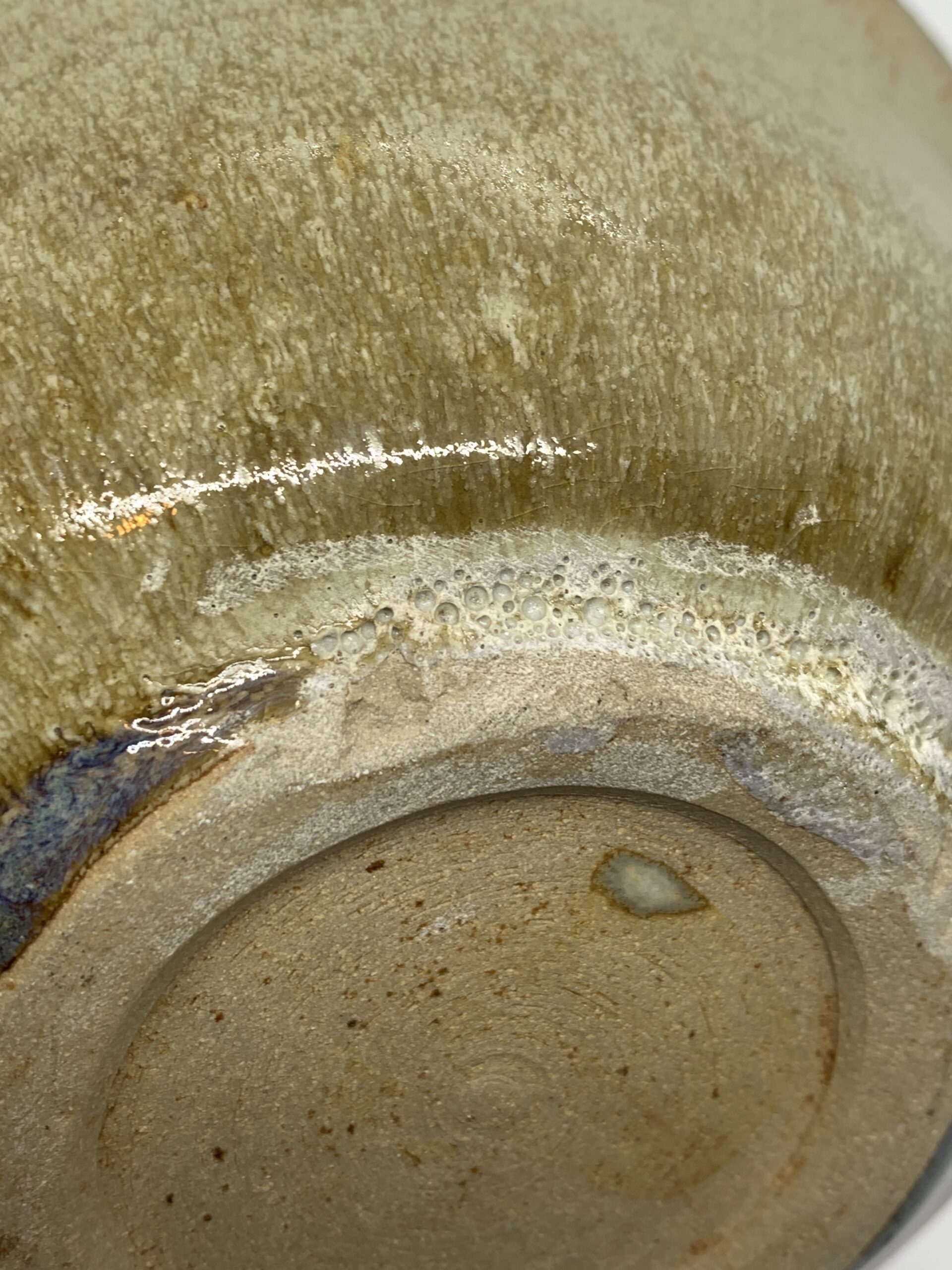 Studio Pottery Bowl marked 14cm wide - Vintage Keepsakes