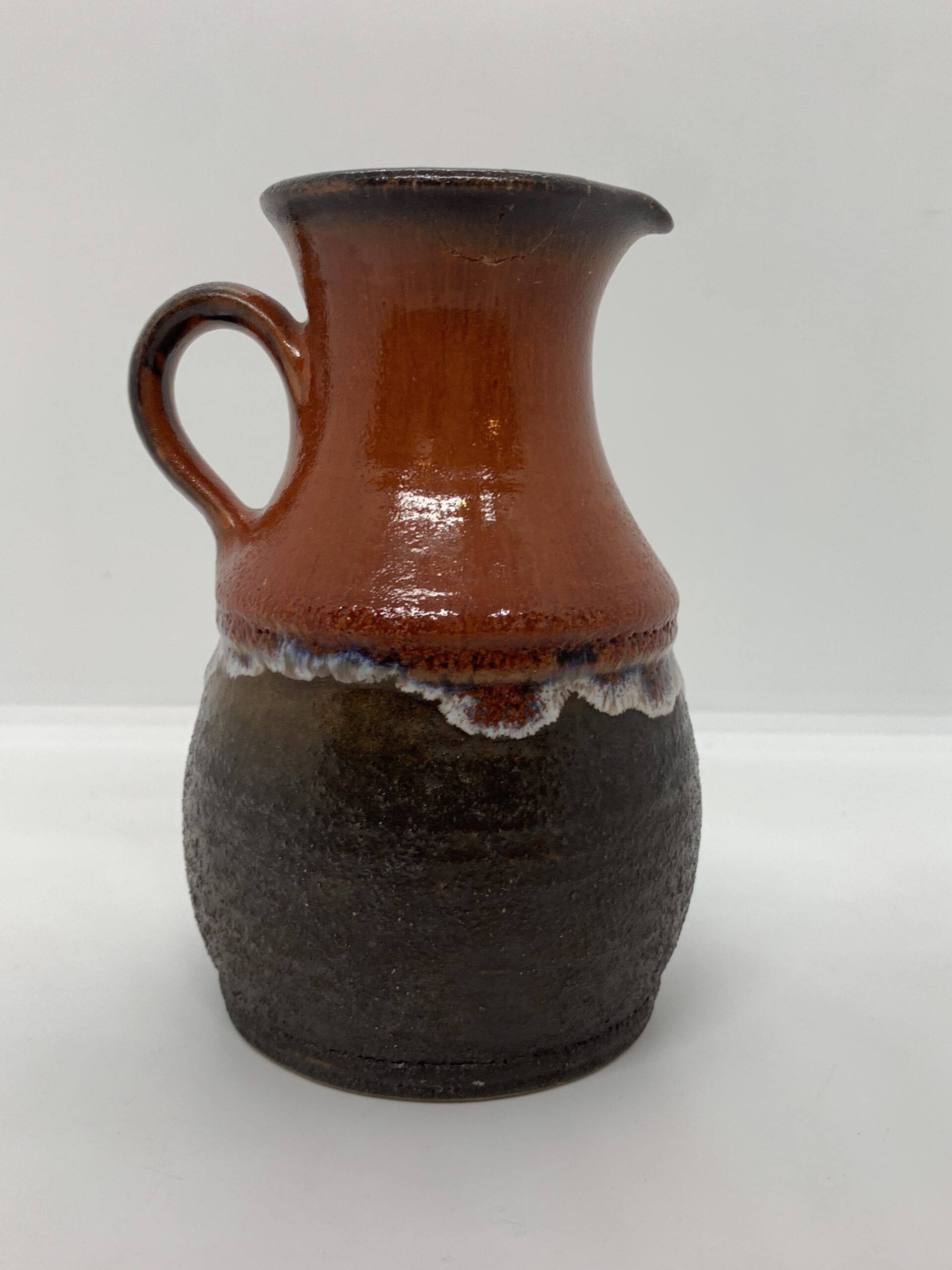 Ellis Australian Pottery Jug 14cm AF (incised MDK 67) - Vintage Keepsakes