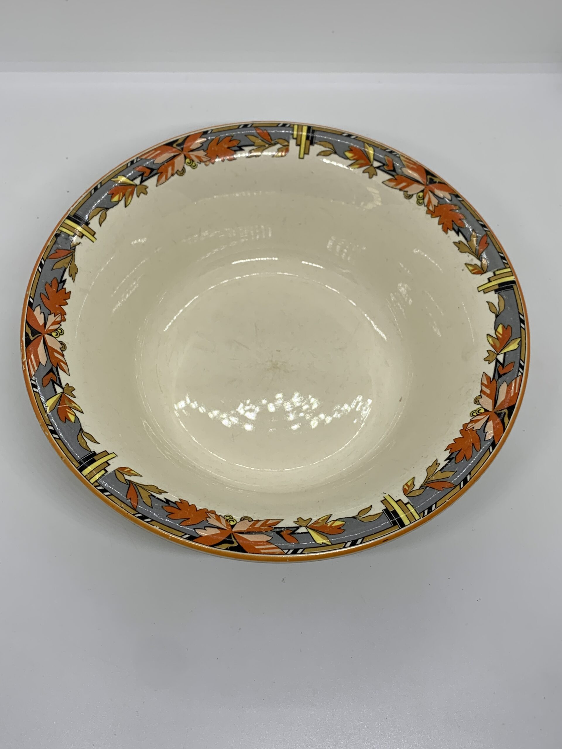 Burleigh Ware 21cm Bowl Autumn Pattern (5220) - Vintage Keepsakes