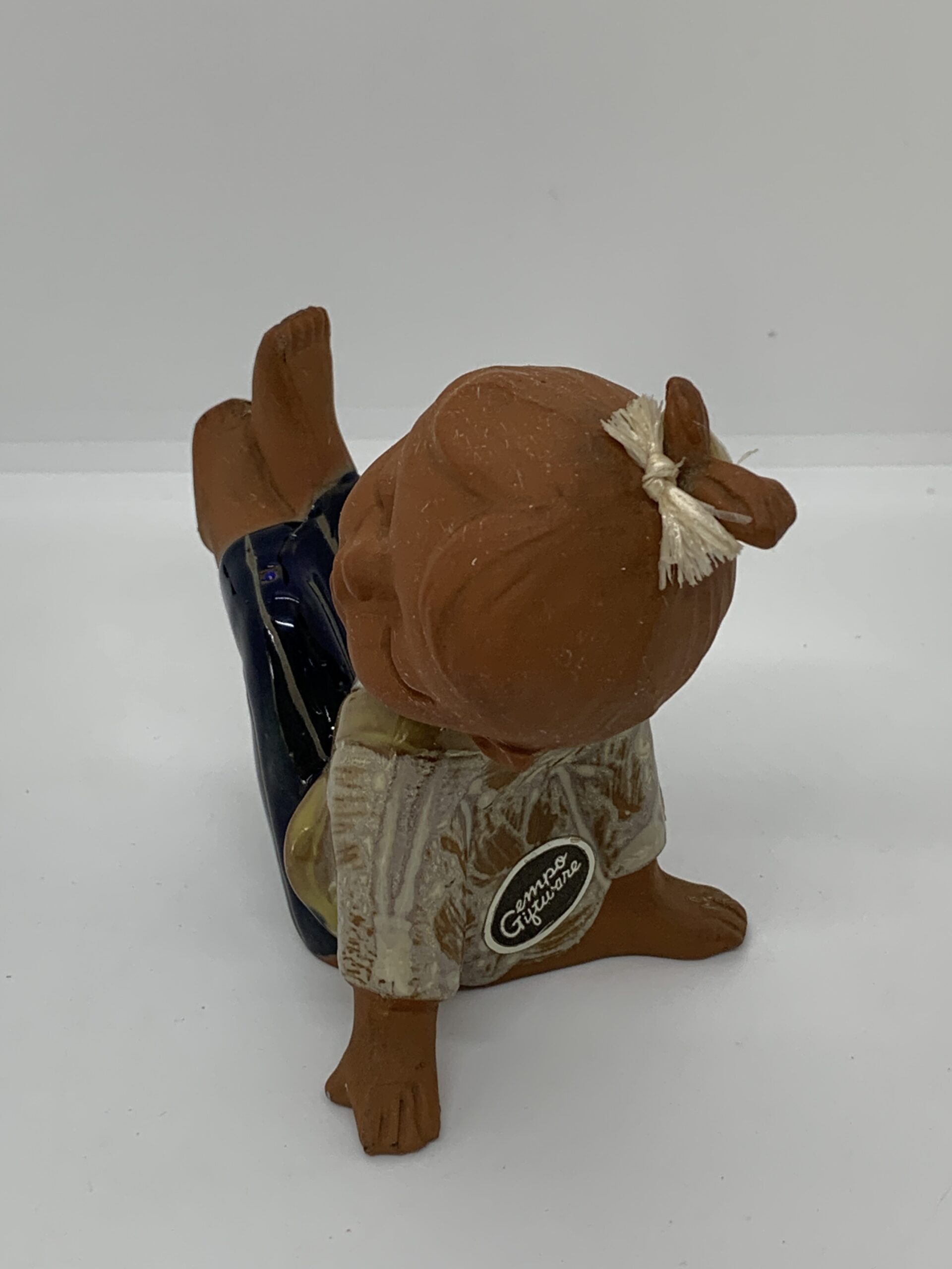 Gempo Giftware Stickered Girl Leaning Backwards 11cm - Vintage Keepsakes