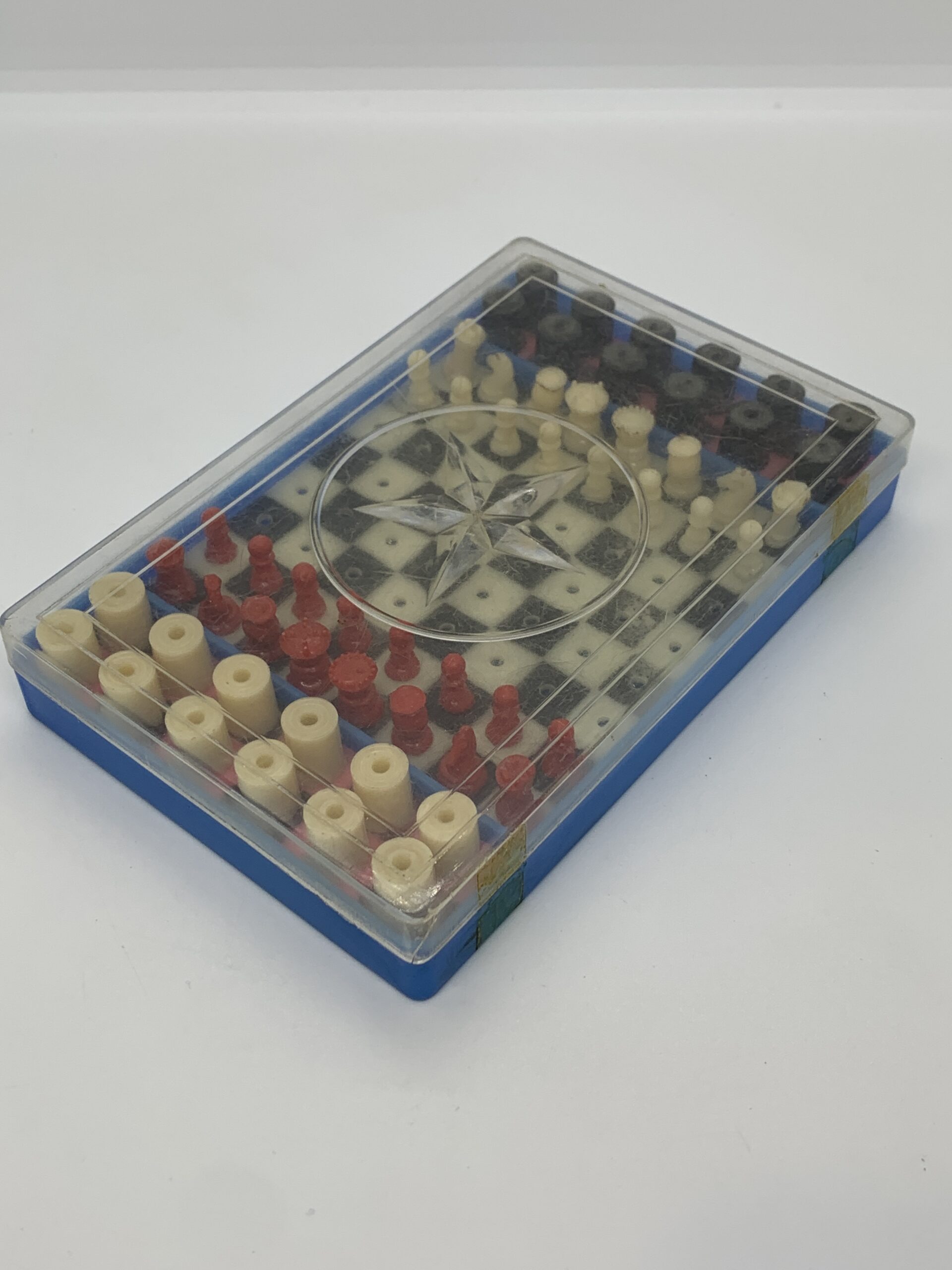 Pocket Travel Combination Chess and Checkers Set in Plastic Case (BP ...