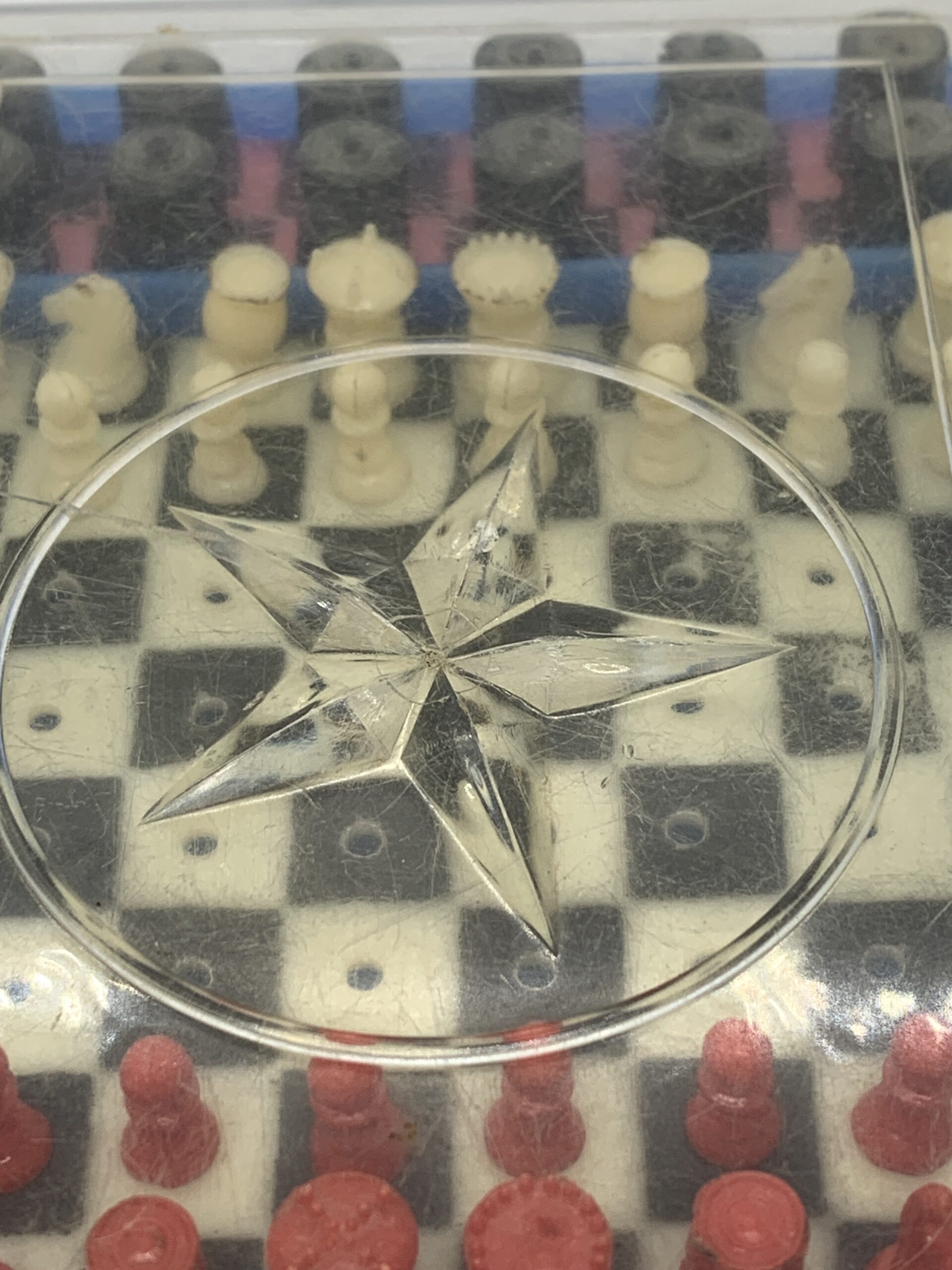 Pocket Travel Combination Chess and Checkers Set in Plastic Case (BP ...