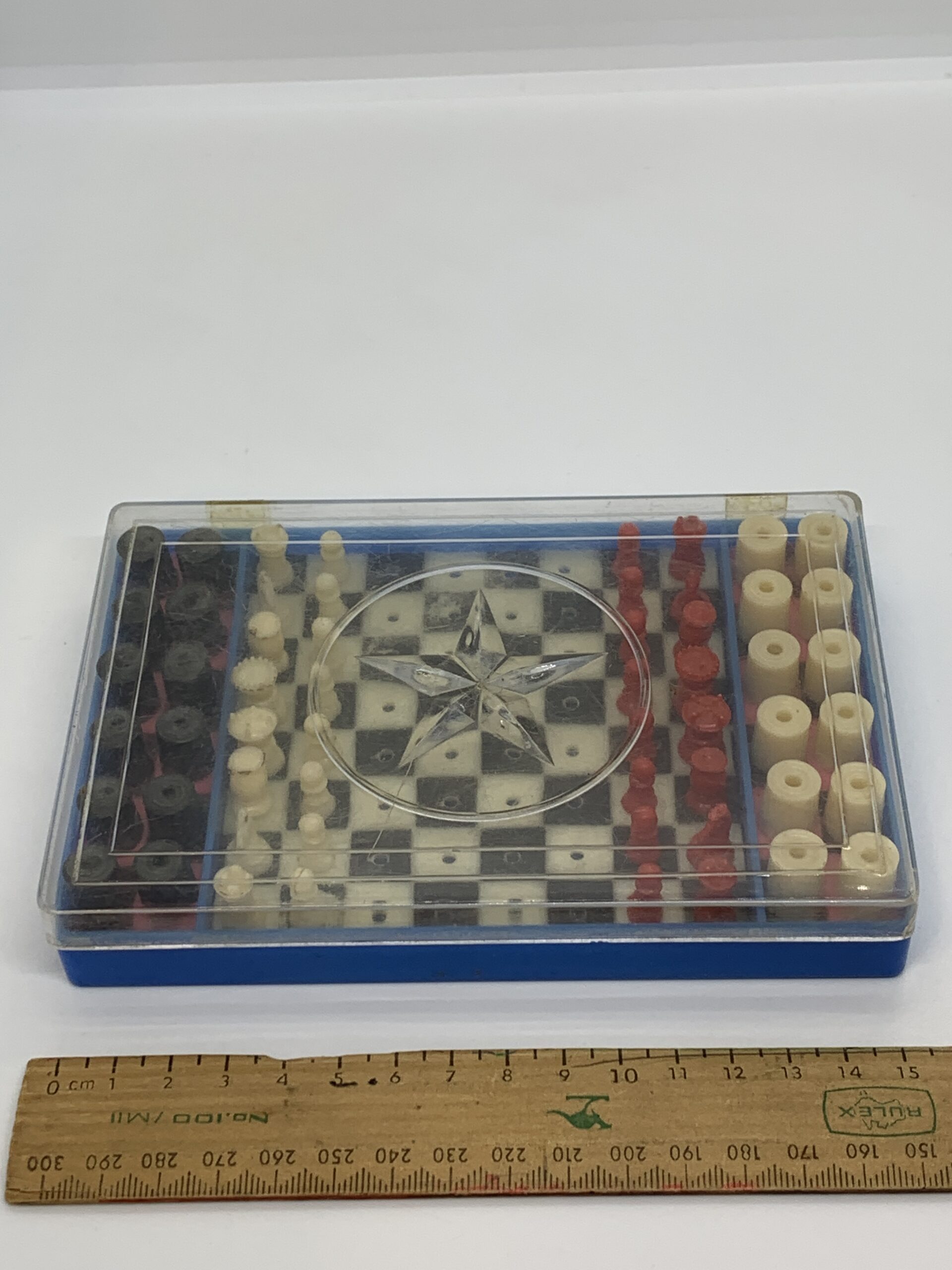 Pocket Travel Combination Chess and Checkers Set in Plastic Case (BP ...