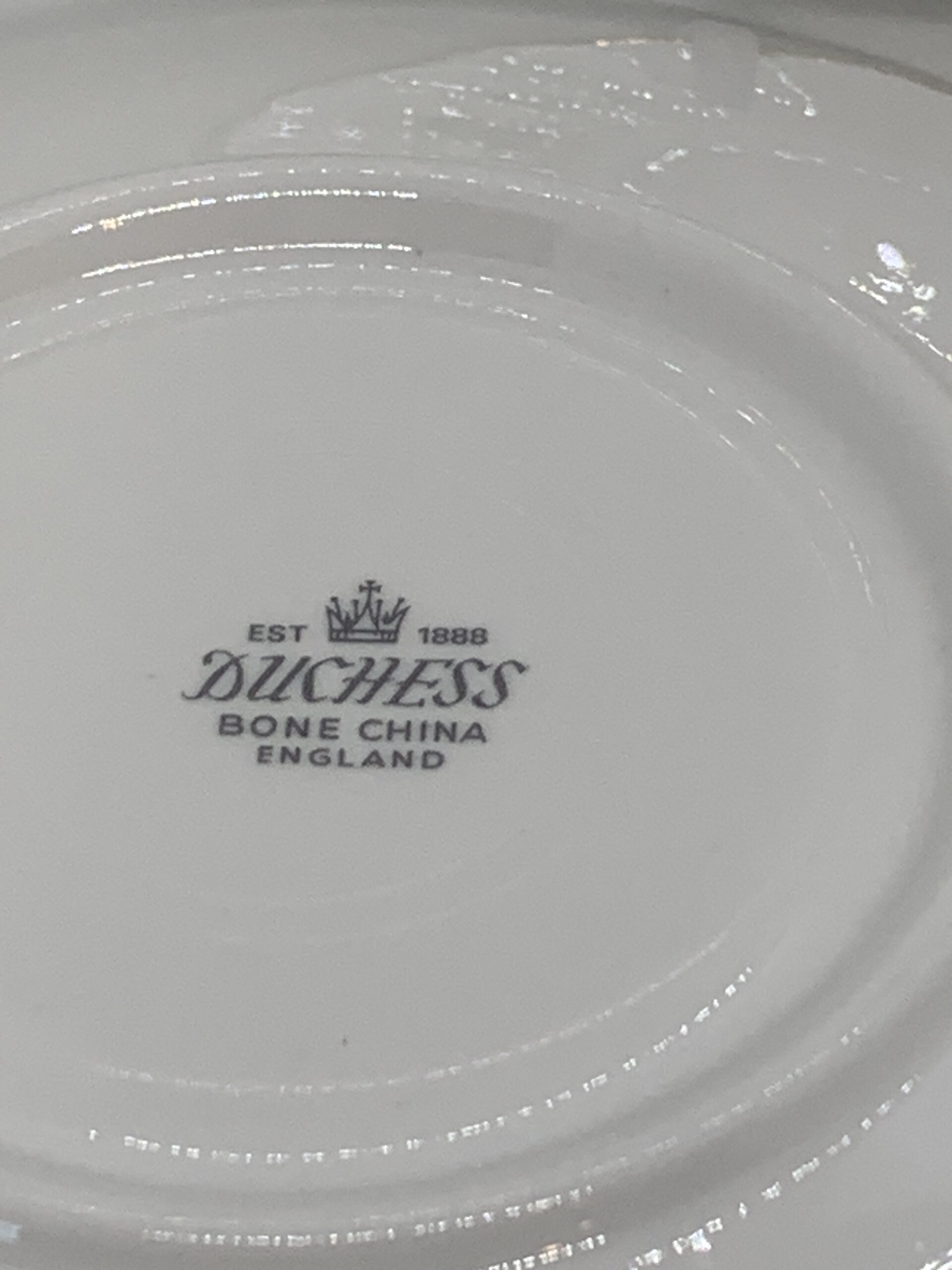 Duchess Bone China Floral Trio with Rose Pattern - Vintage Keepsakes