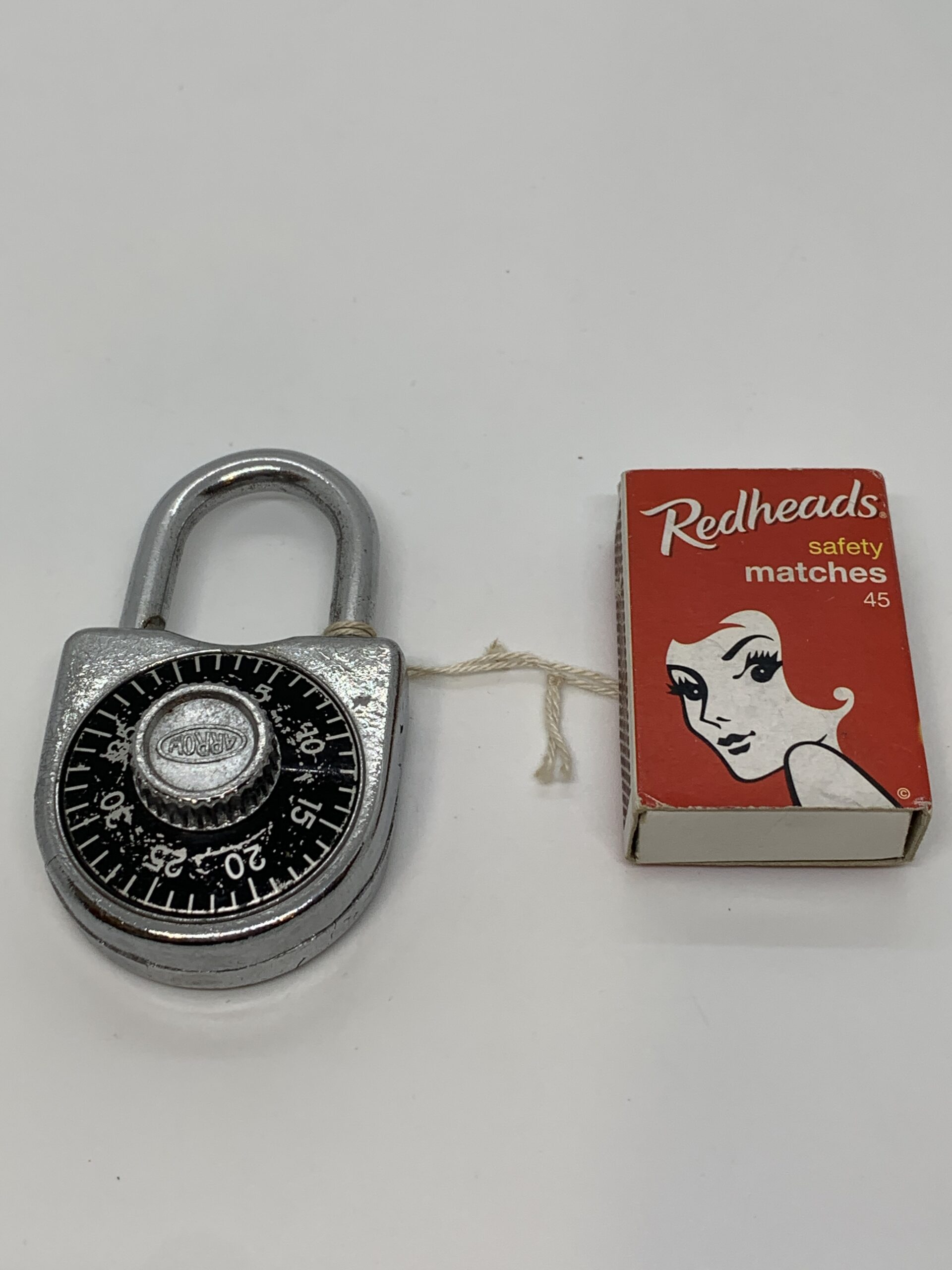 Vintage Arrow brand Combination Padlock - Vintage Keepsakes