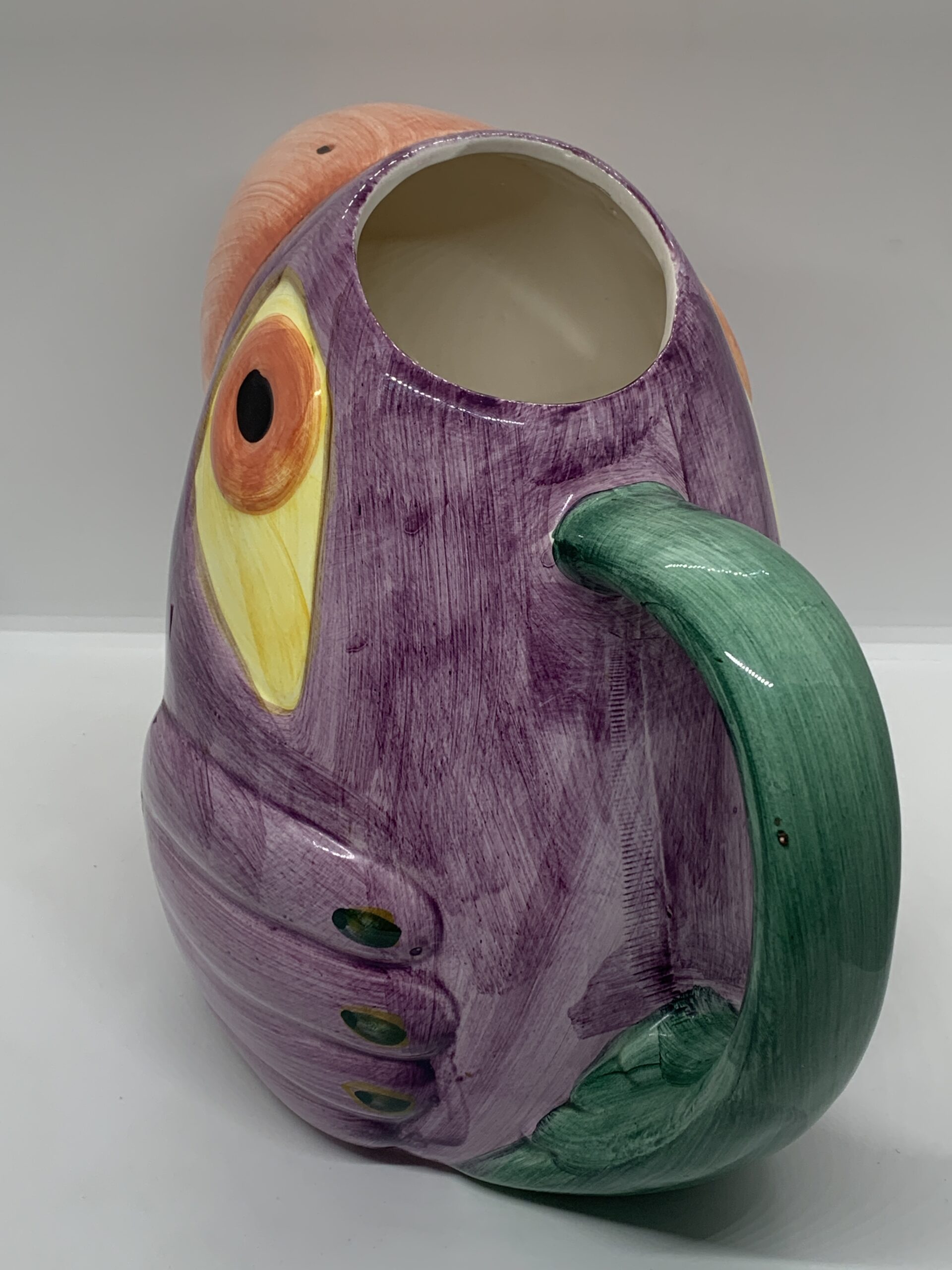 Ceramic Water Jug in the form of a Toucan - 26cm high - Vintage Keepsakes