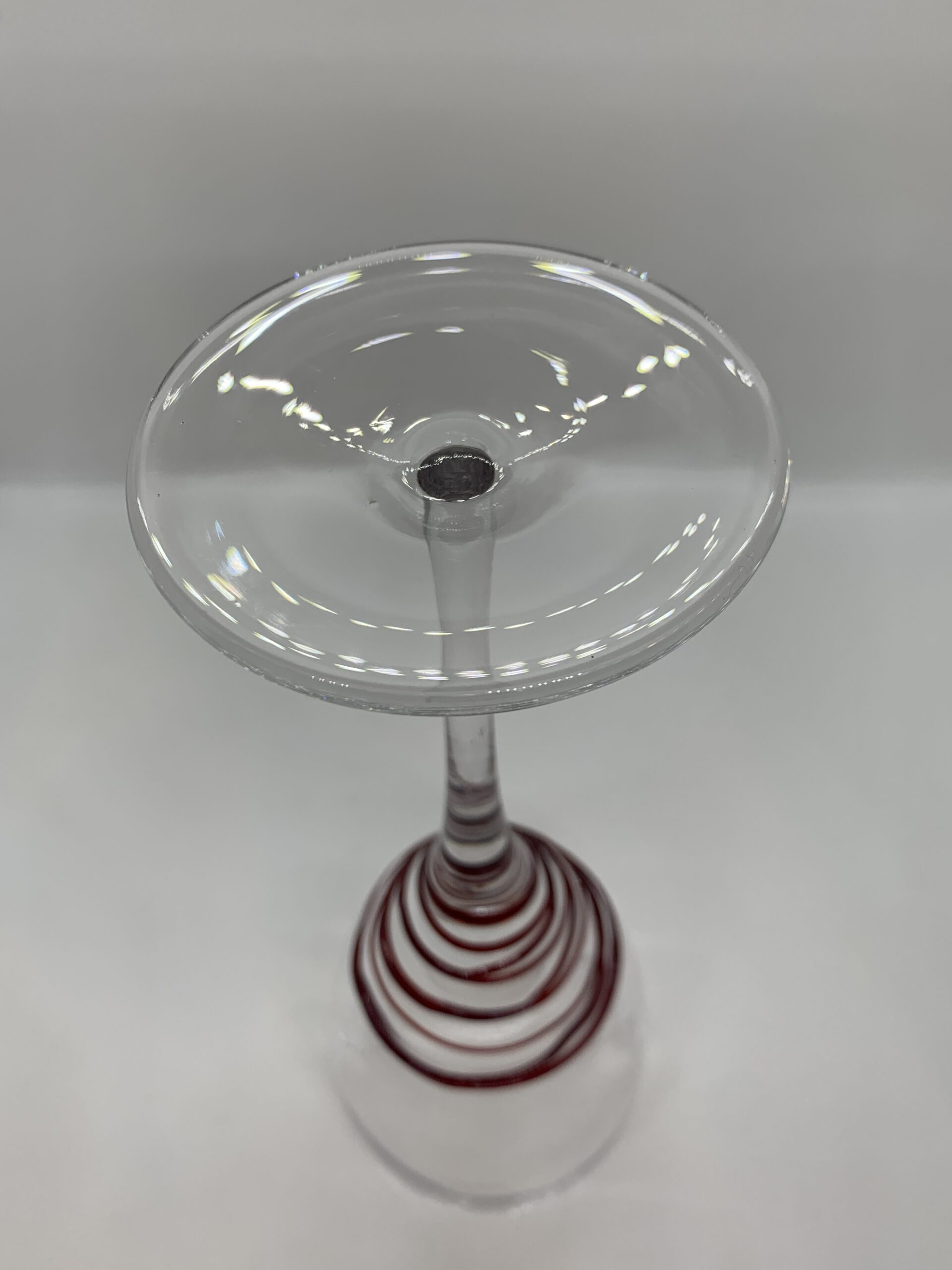 Arte Italica Rosa Spun Design Wine Glass - Vintage Keepsakes