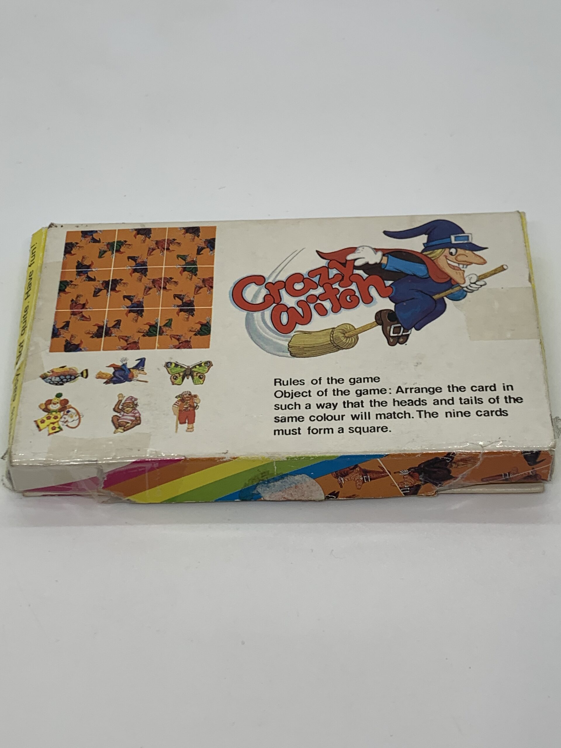 Magic Square Crazy Witch Puzzle Game - Vintage Keepsakes