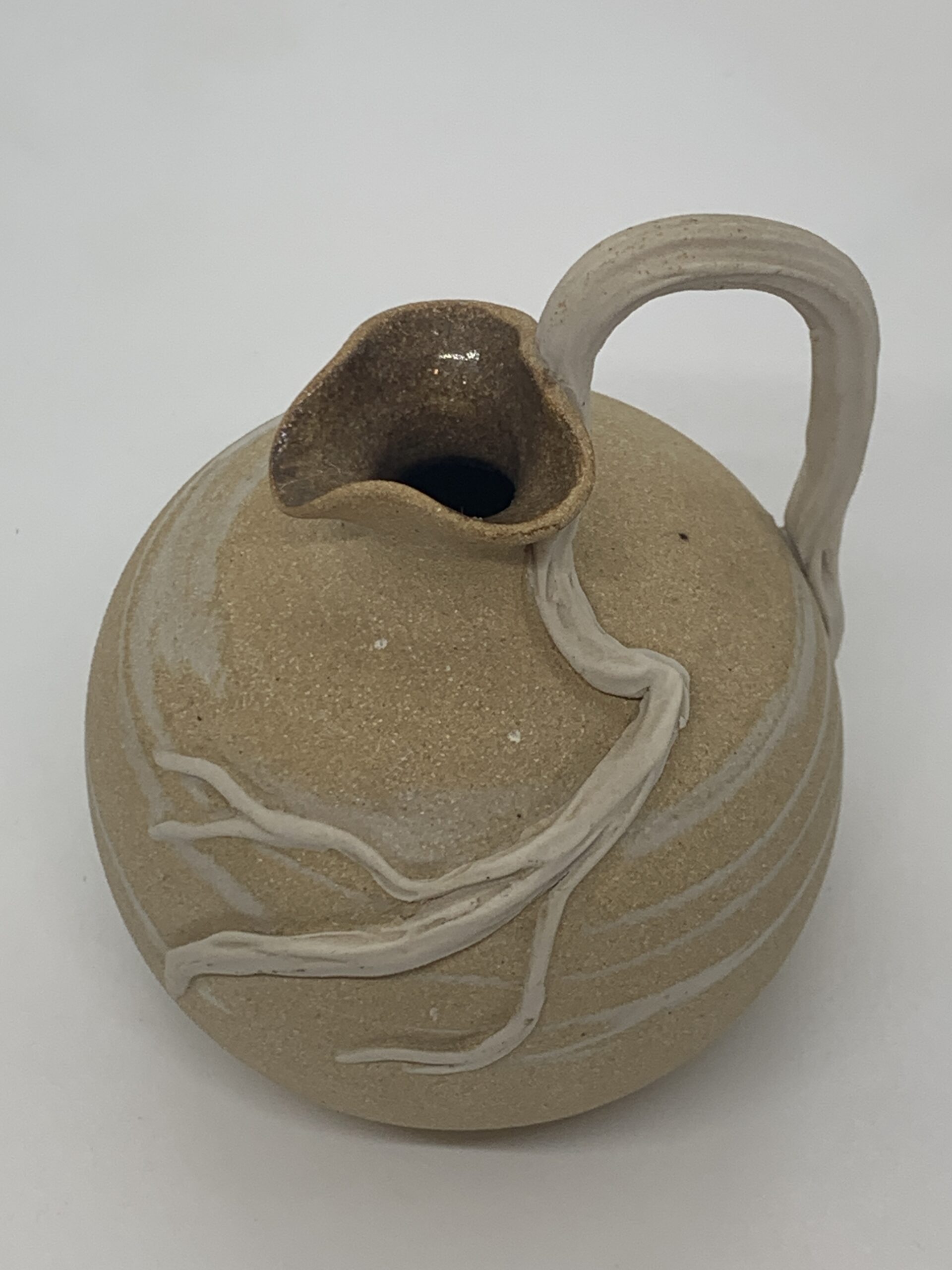 Eric Juckert Australian Pottery Jug 10cm - branch form handle - Vintage ...