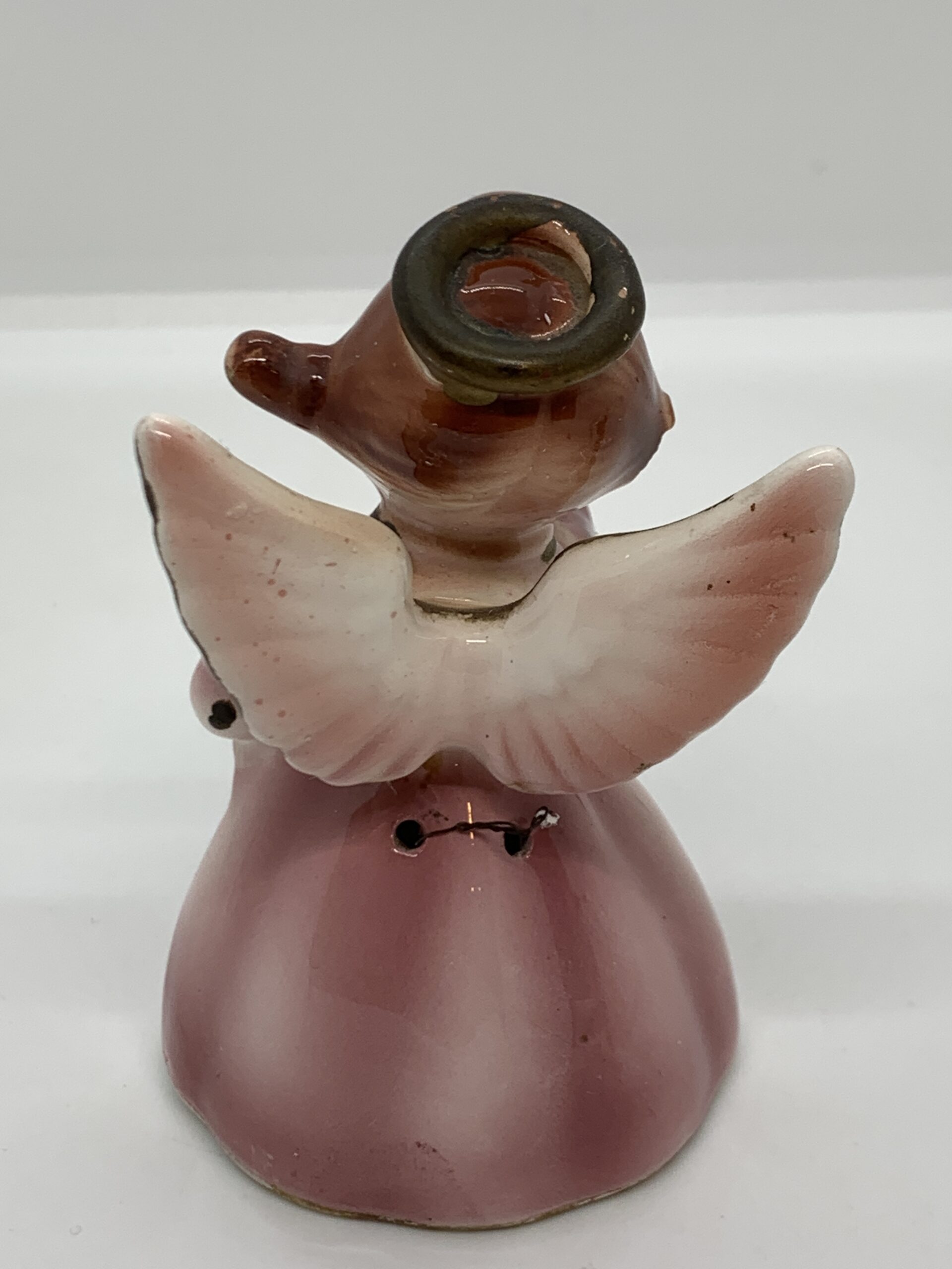 Porcelain Bell with Angel with Trumpet (broken hair) 10cm - Vintage ...